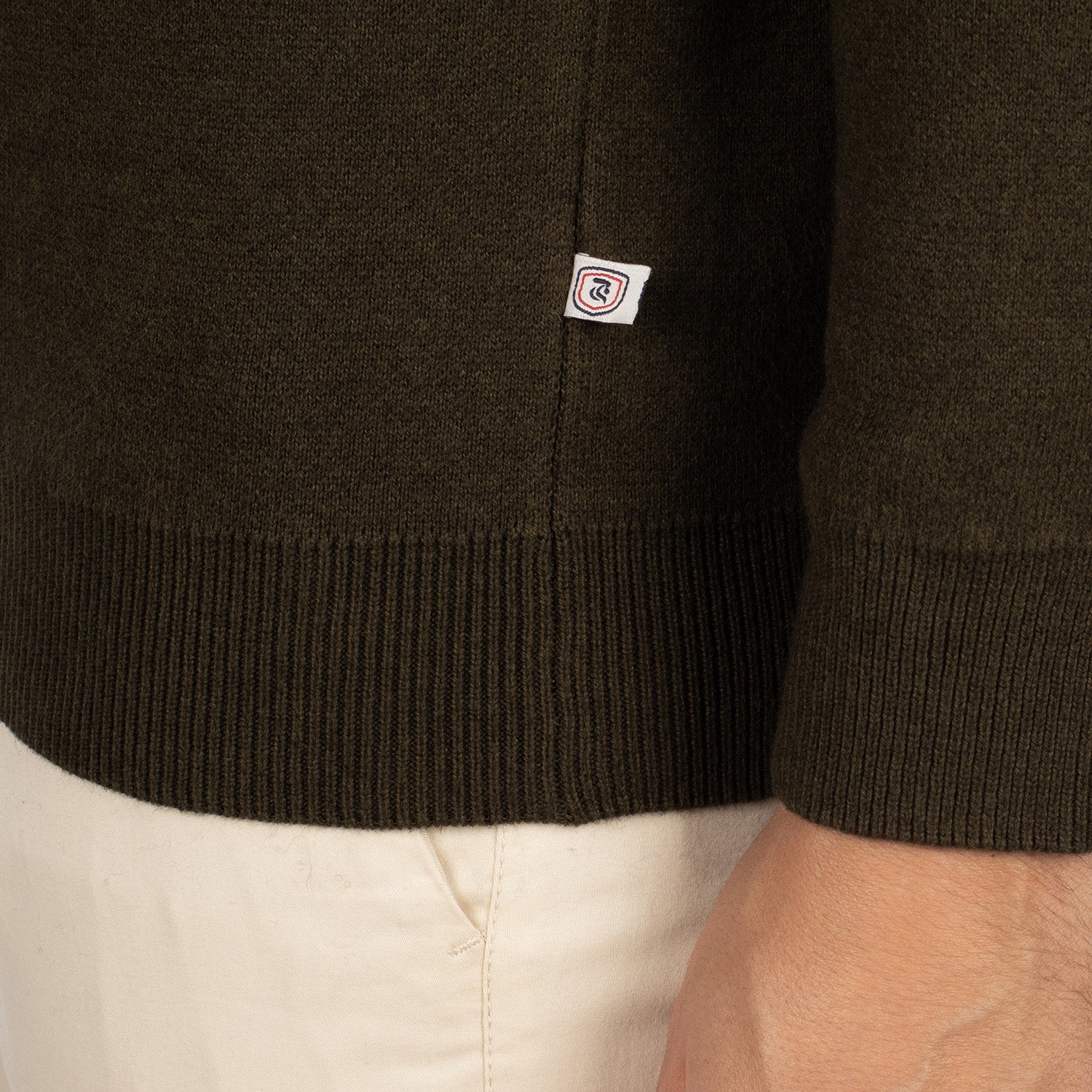 Shilton Pulls Pull camionneur rugby nations 15 - H25420 - Kaki homme ...