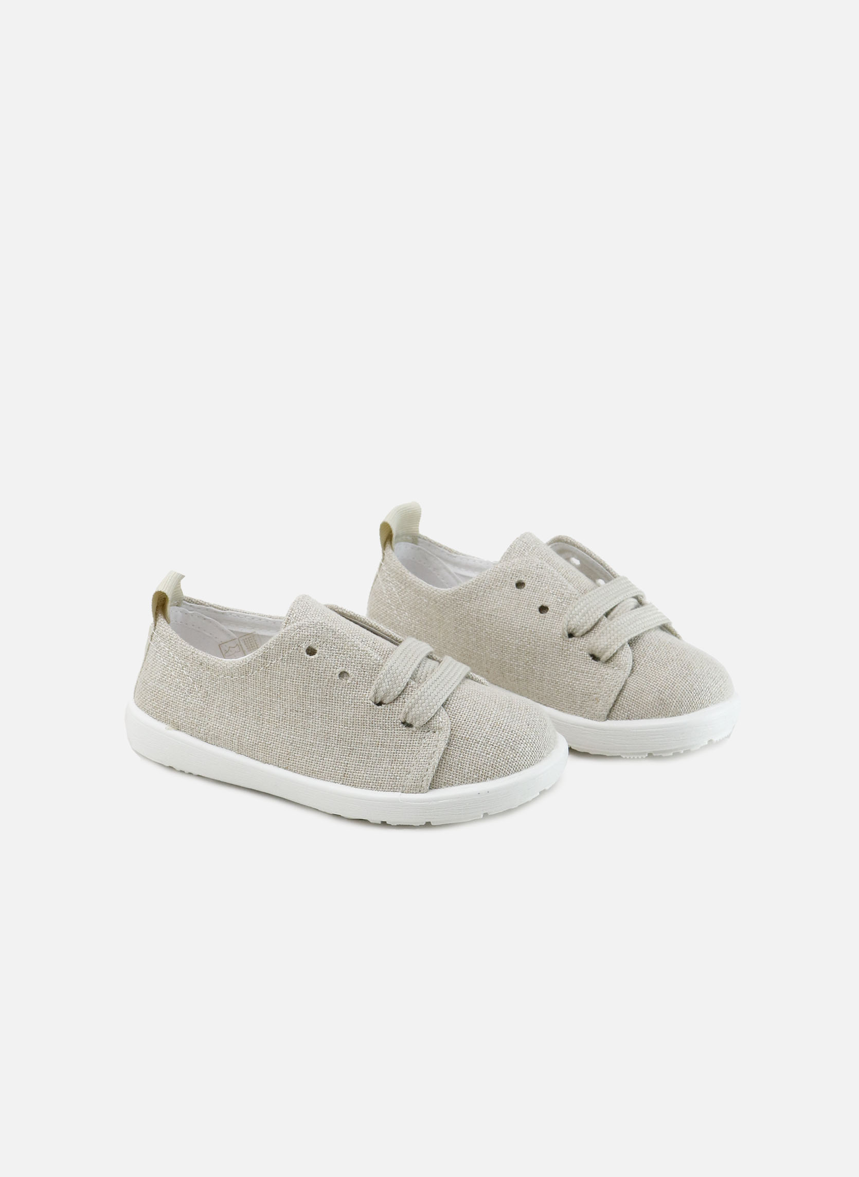 Eli 1957 Baskets Baskets cuir AL61403B-LINO-ALGODON-NATURAL Beige homme ...
