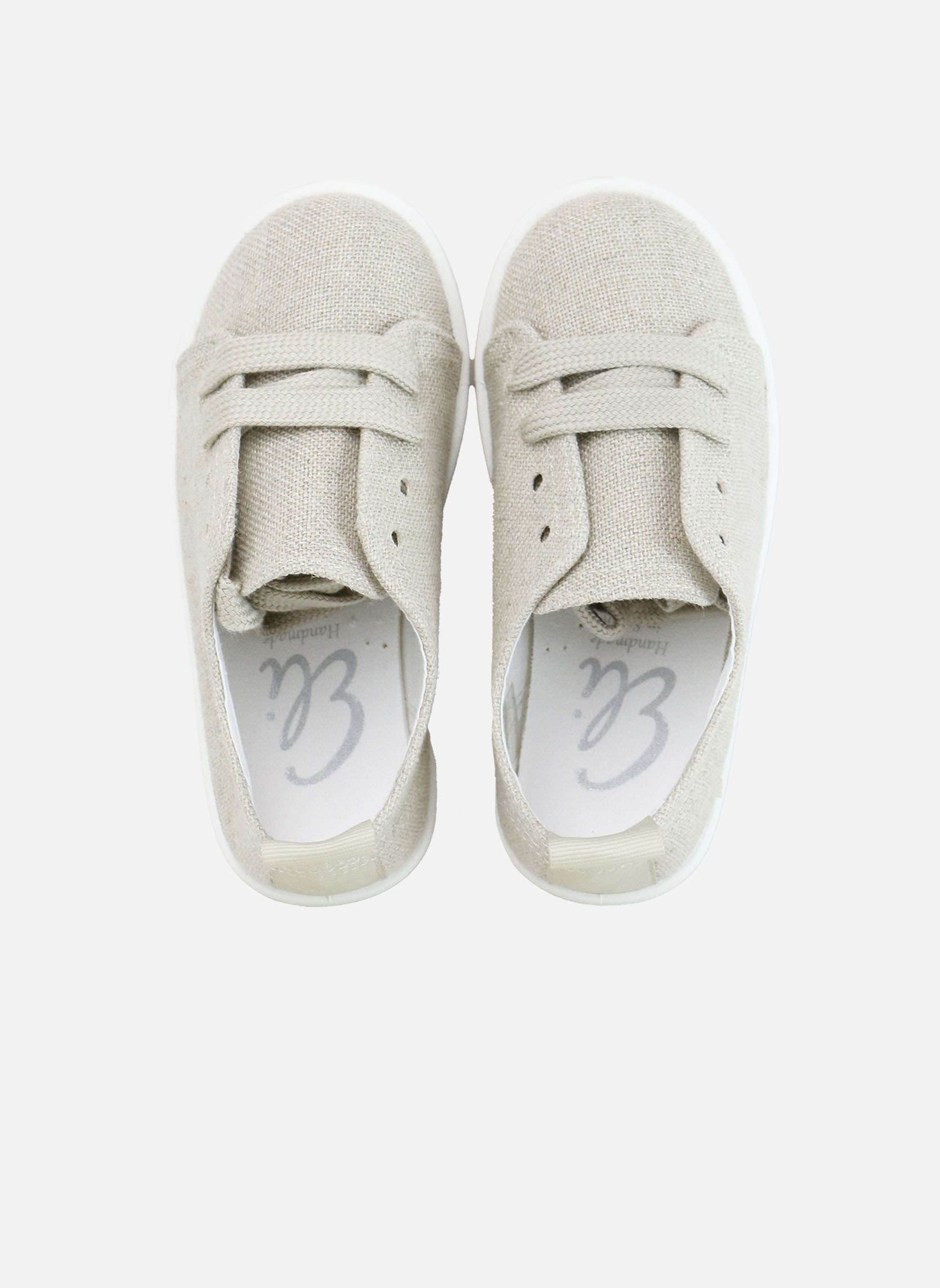 Eli 1957 Baskets Baskets cuir AL61403B-LINO-ALGODON-NATURAL Beige homme ...