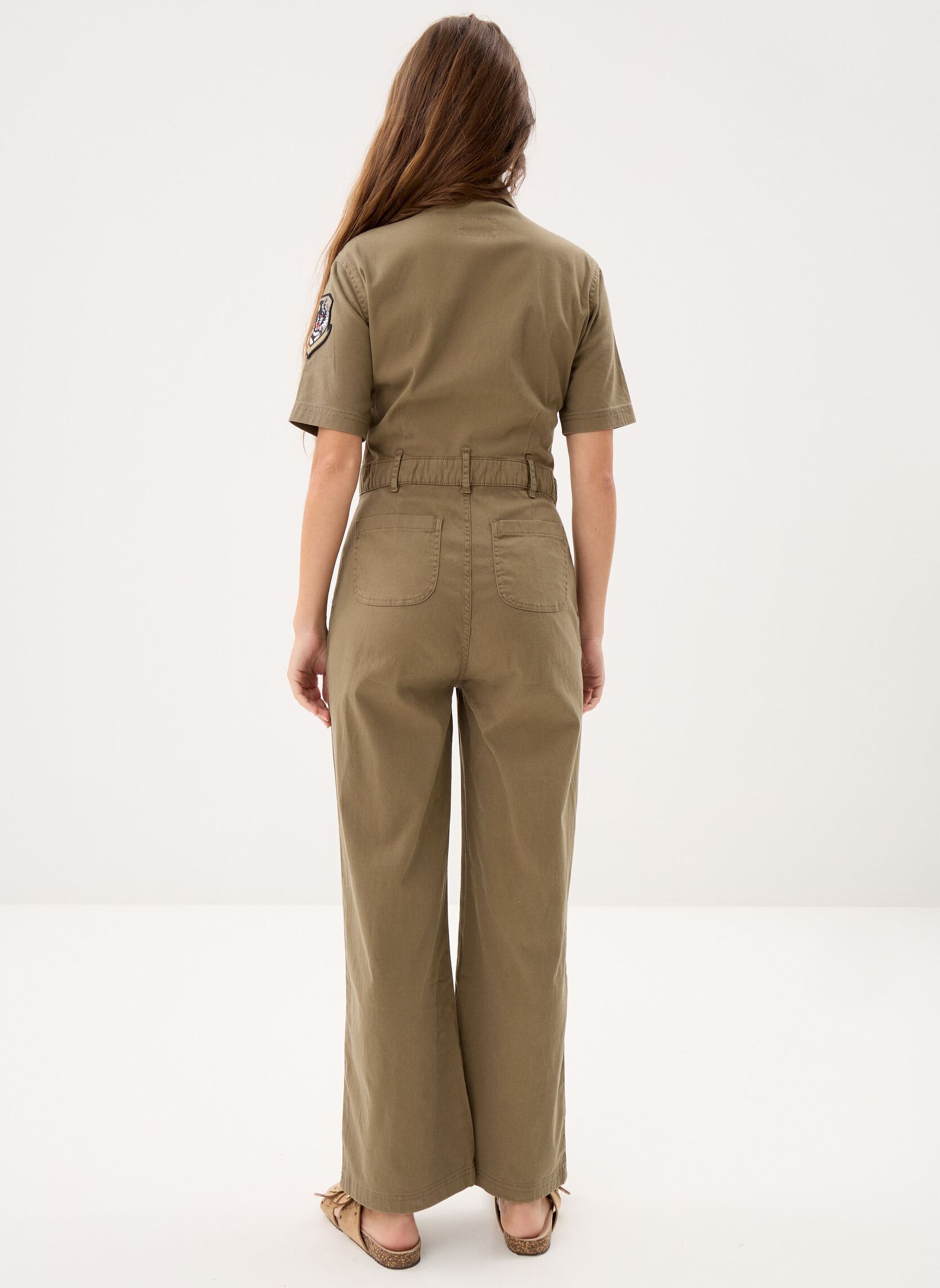 Schott Combinaisons Combinaison Army-TRJJUDY70W femme vert | Sarenza ...