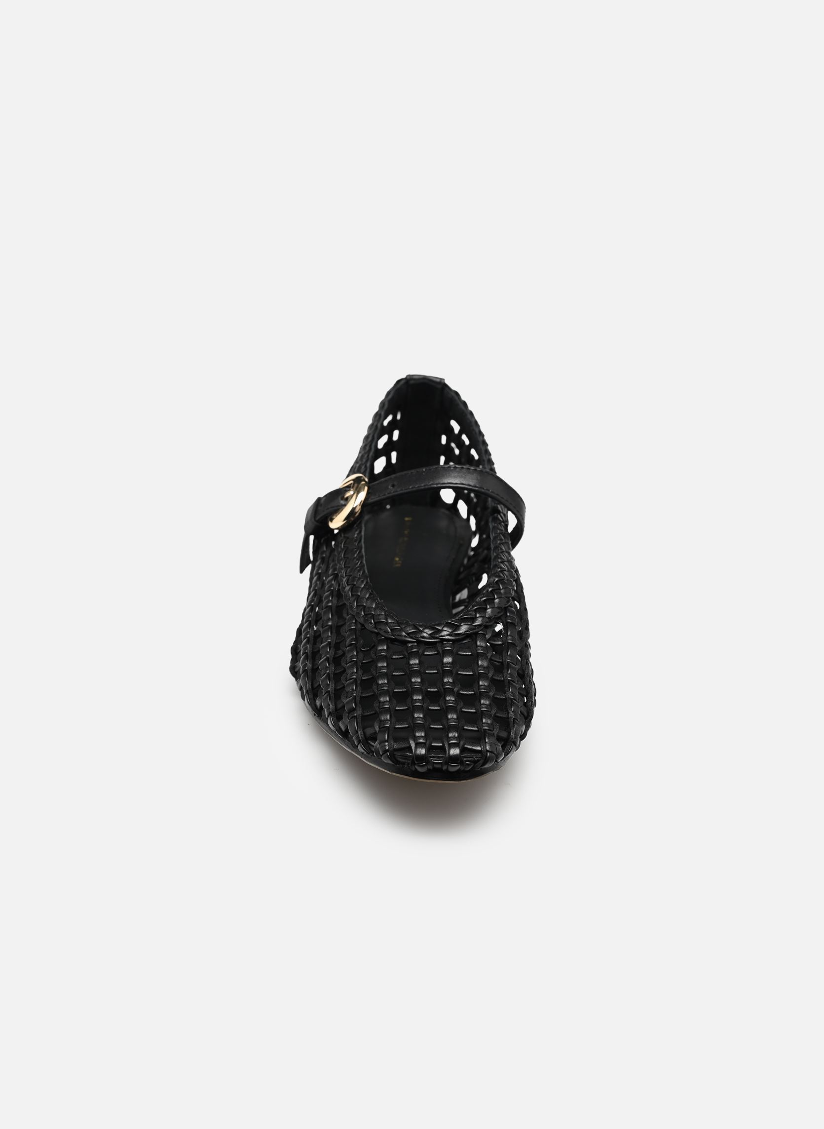 Tommy Hilfiger Ballerines classiques WOVEN LEATHER MIX BA femme noir ...