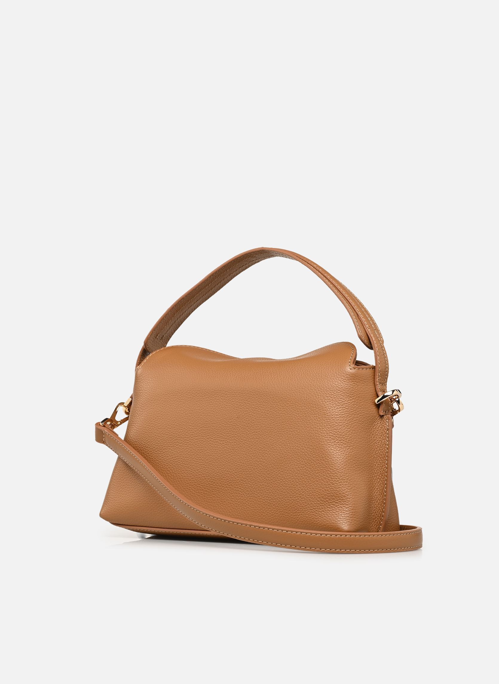 Flattered Handtassen Hanna Mini Bag Grained Leather dames bruin online ...