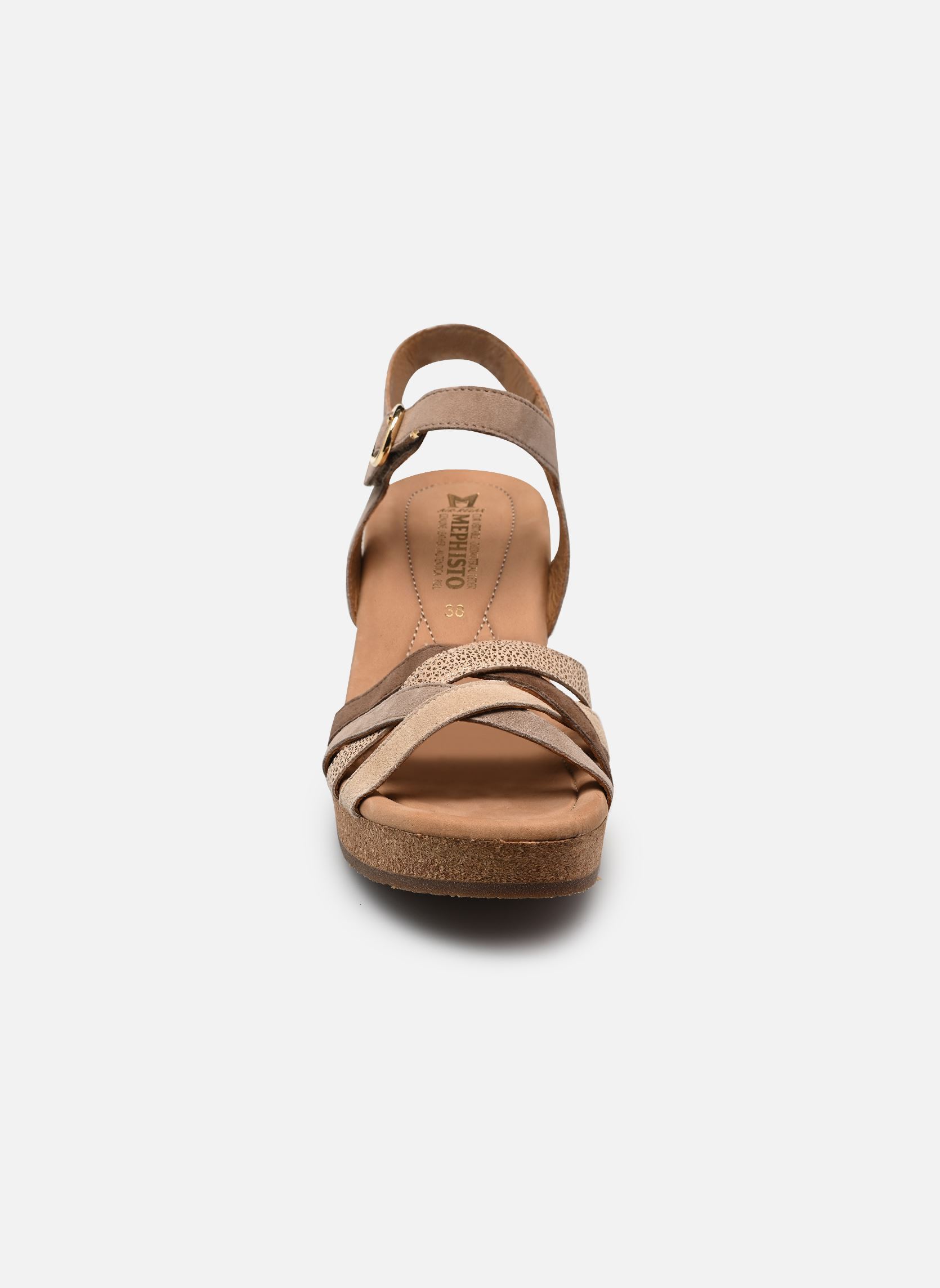 Mephisto Keil- und Plateausandalen Niagara damen beige online | Sarenza ...