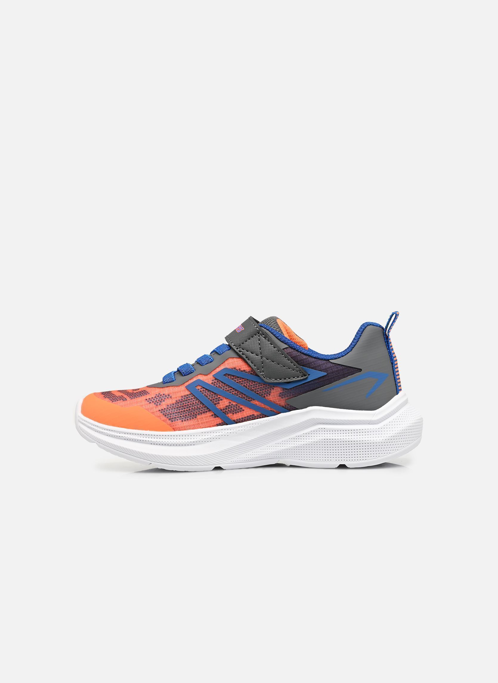 Skechers Baskets Microspec Velocity garçon orange | Sarenza France