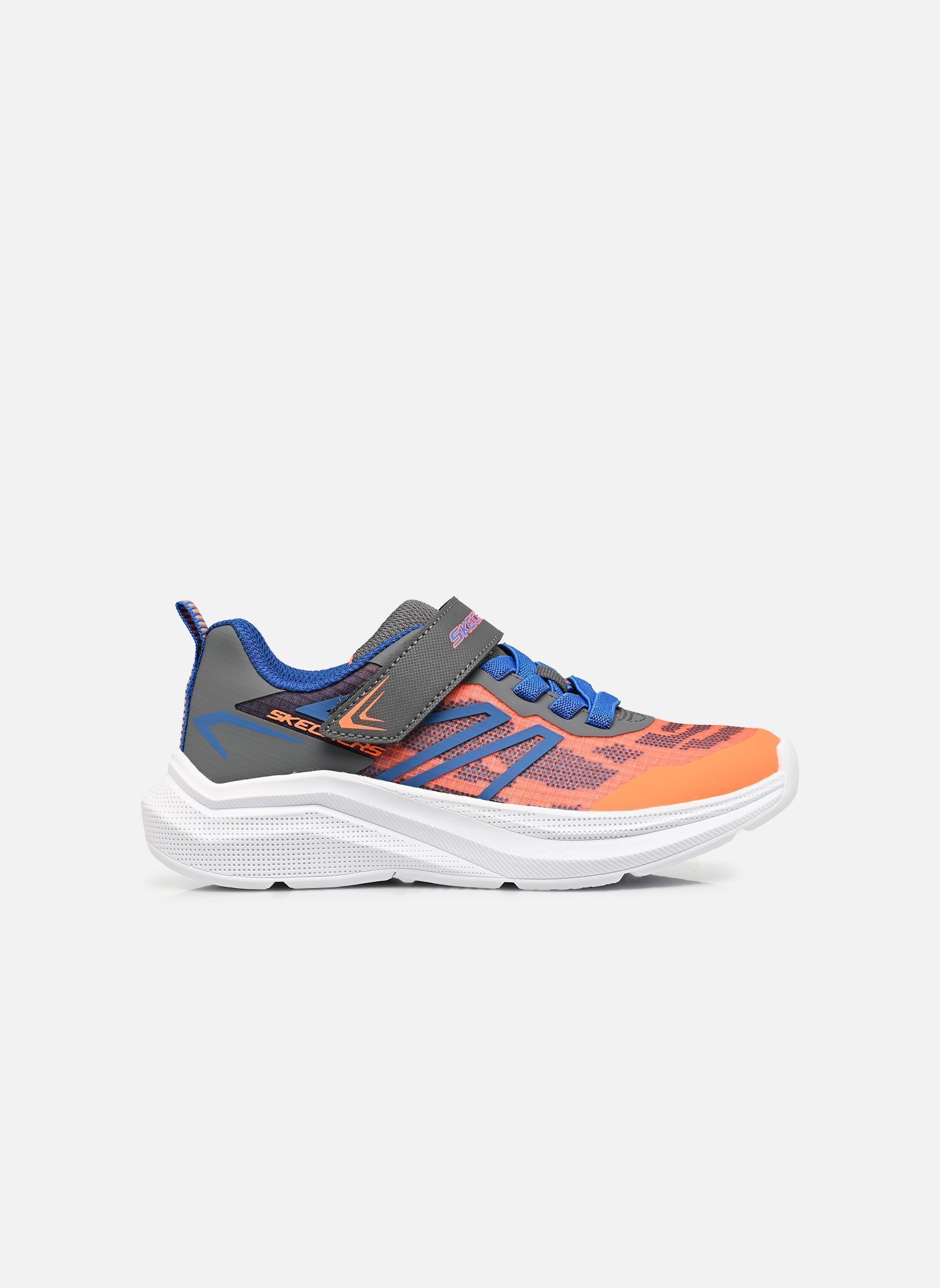 Skechers Baskets Microspec Velocity garçon orange | Sarenza France