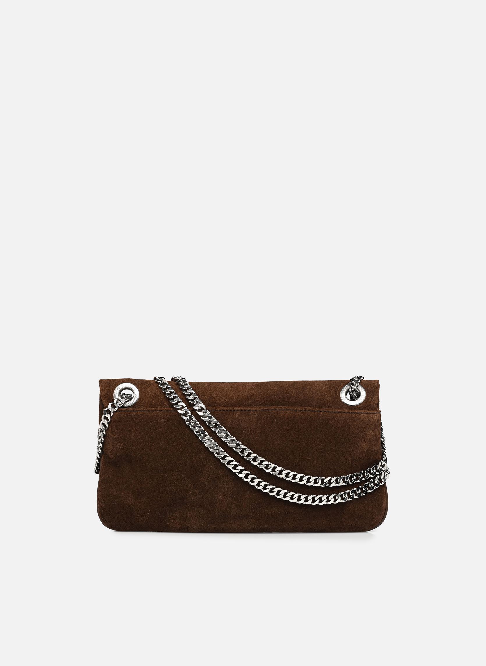 Zadig & Voltaire Sacs bandoulière ROCK II SUEDE femme marron | Sarenza ...