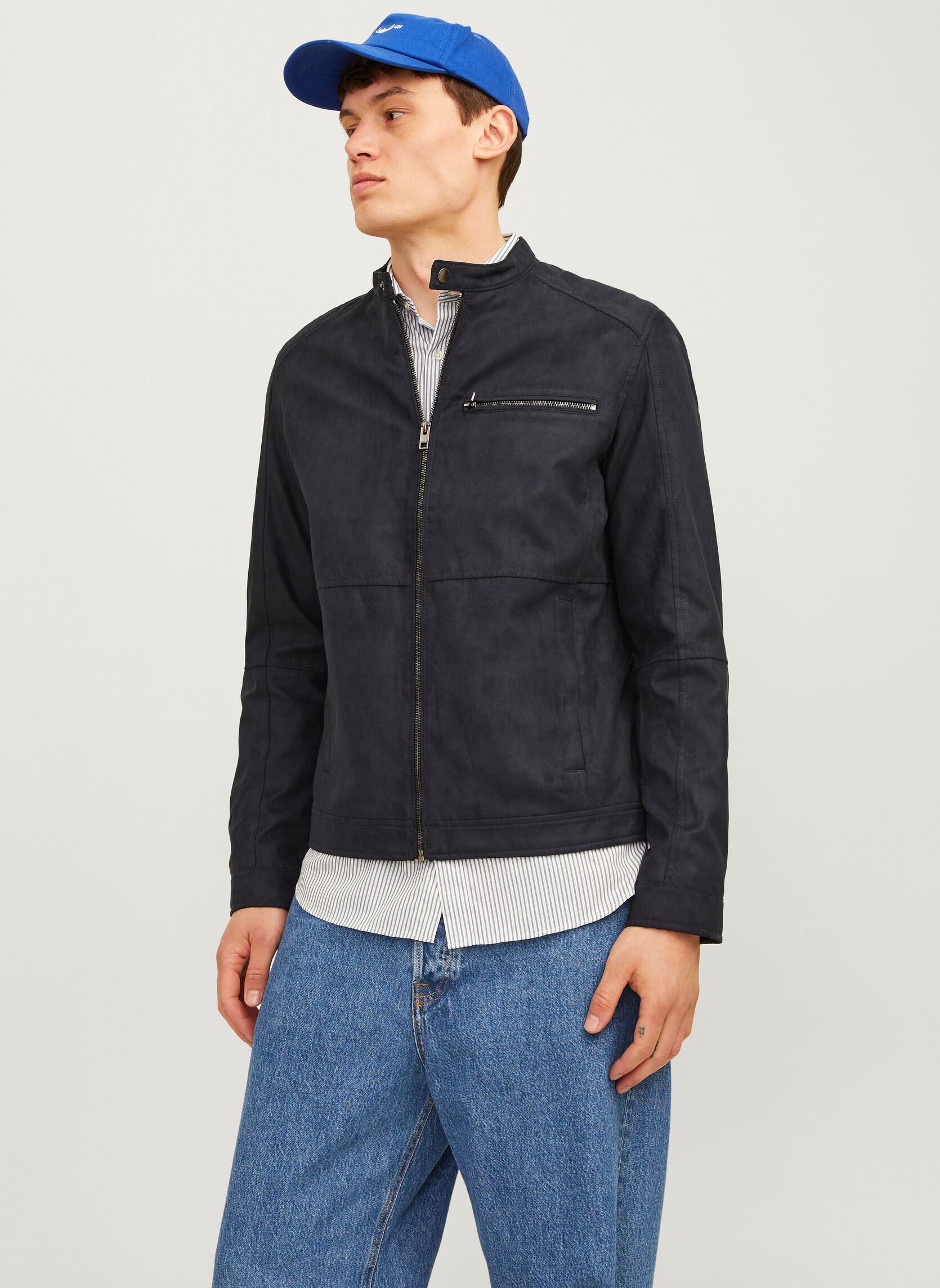 Jack & Jones Vestes Jjedylan Biker Jacket Noos homme noir | Sarenza ...