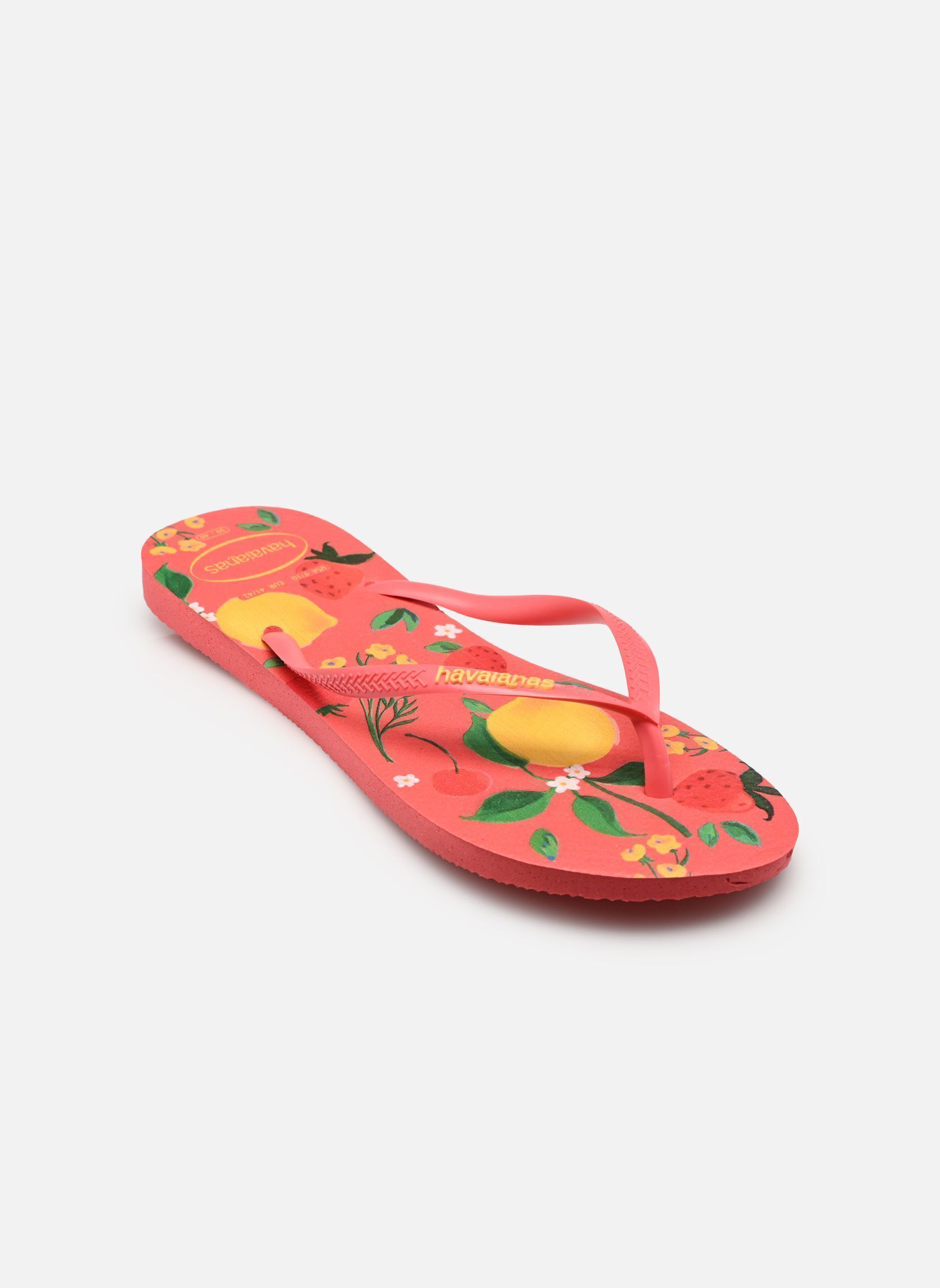 Havaianas Tongs Slim Summer Bliss fille orange | Sarenza Belgique