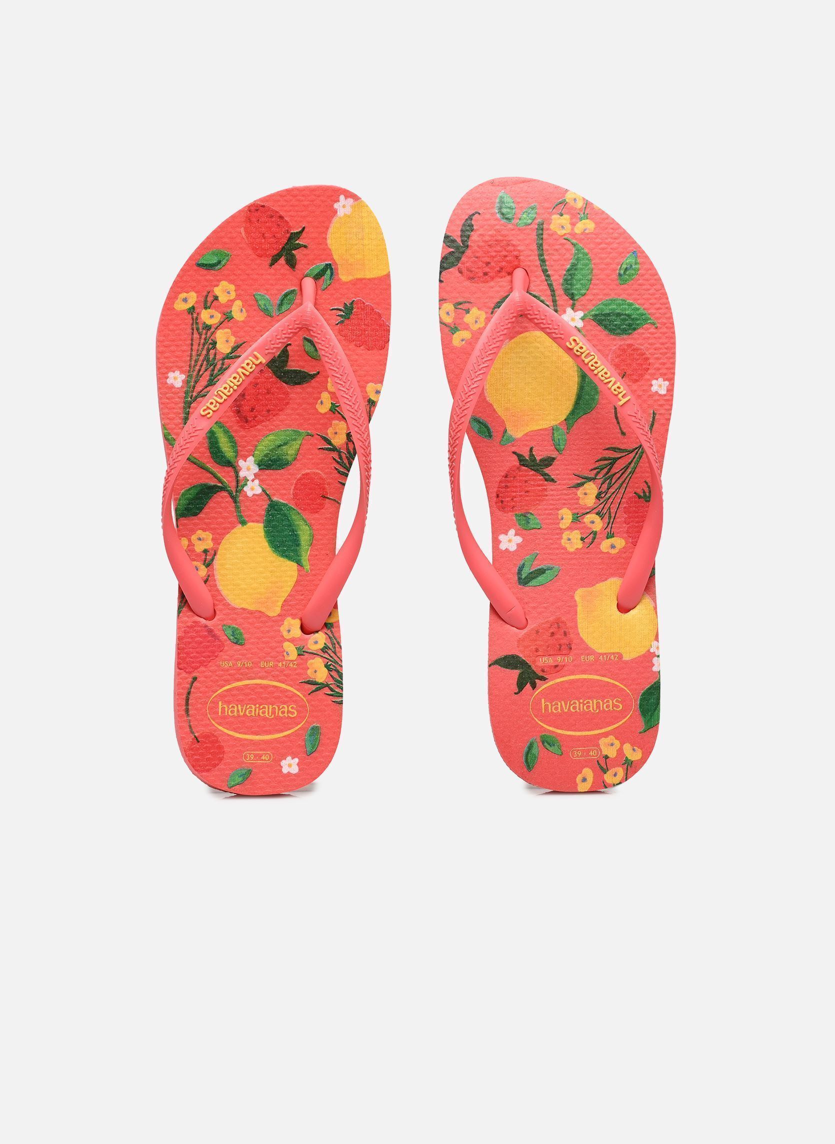 Havaianas Tongs Slim Summer Bliss fille orange | Sarenza Belgique