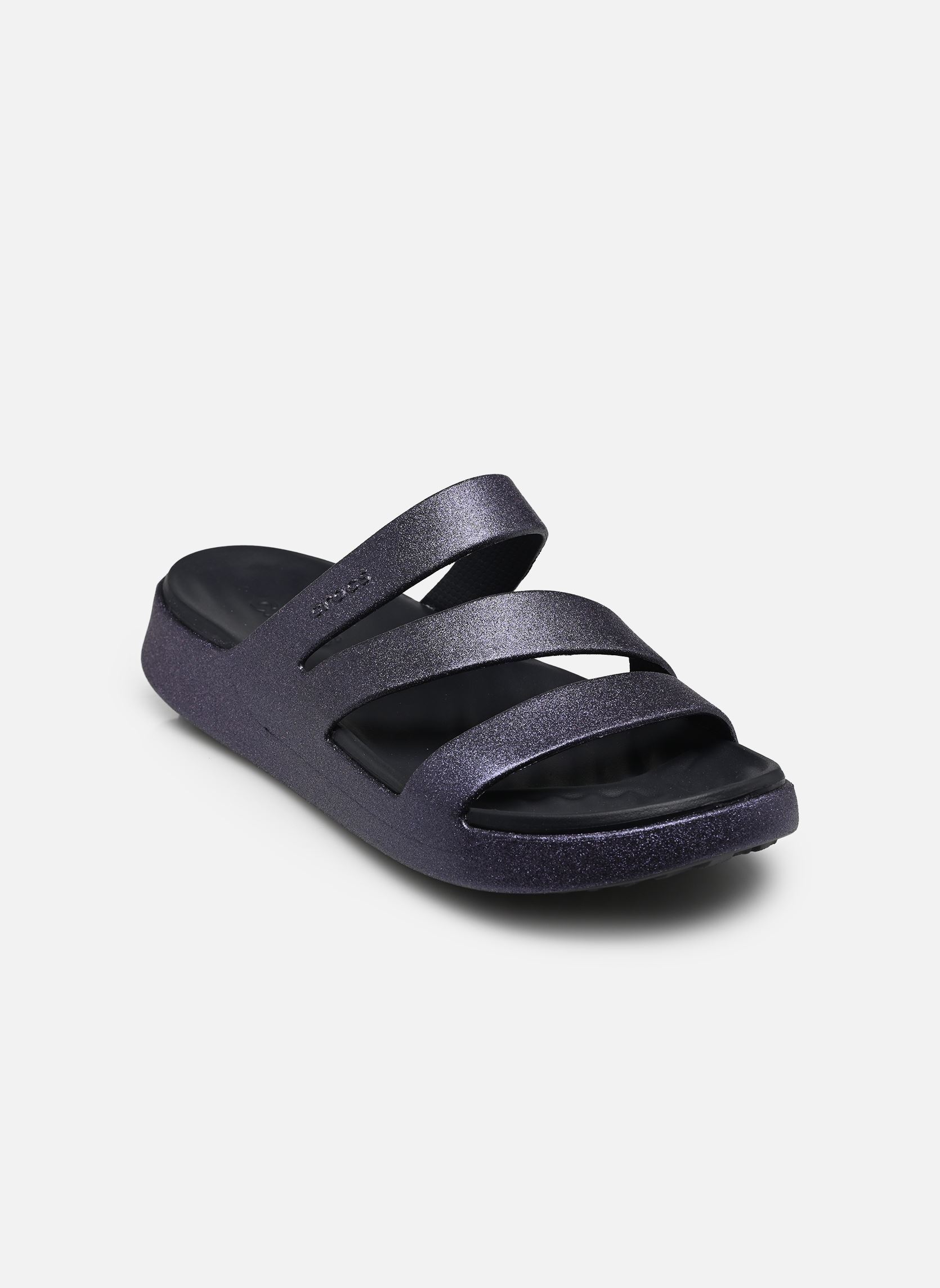 Crocs Mules Getaway Glimmer Strappy W femme bleu | Sarenza Belgique