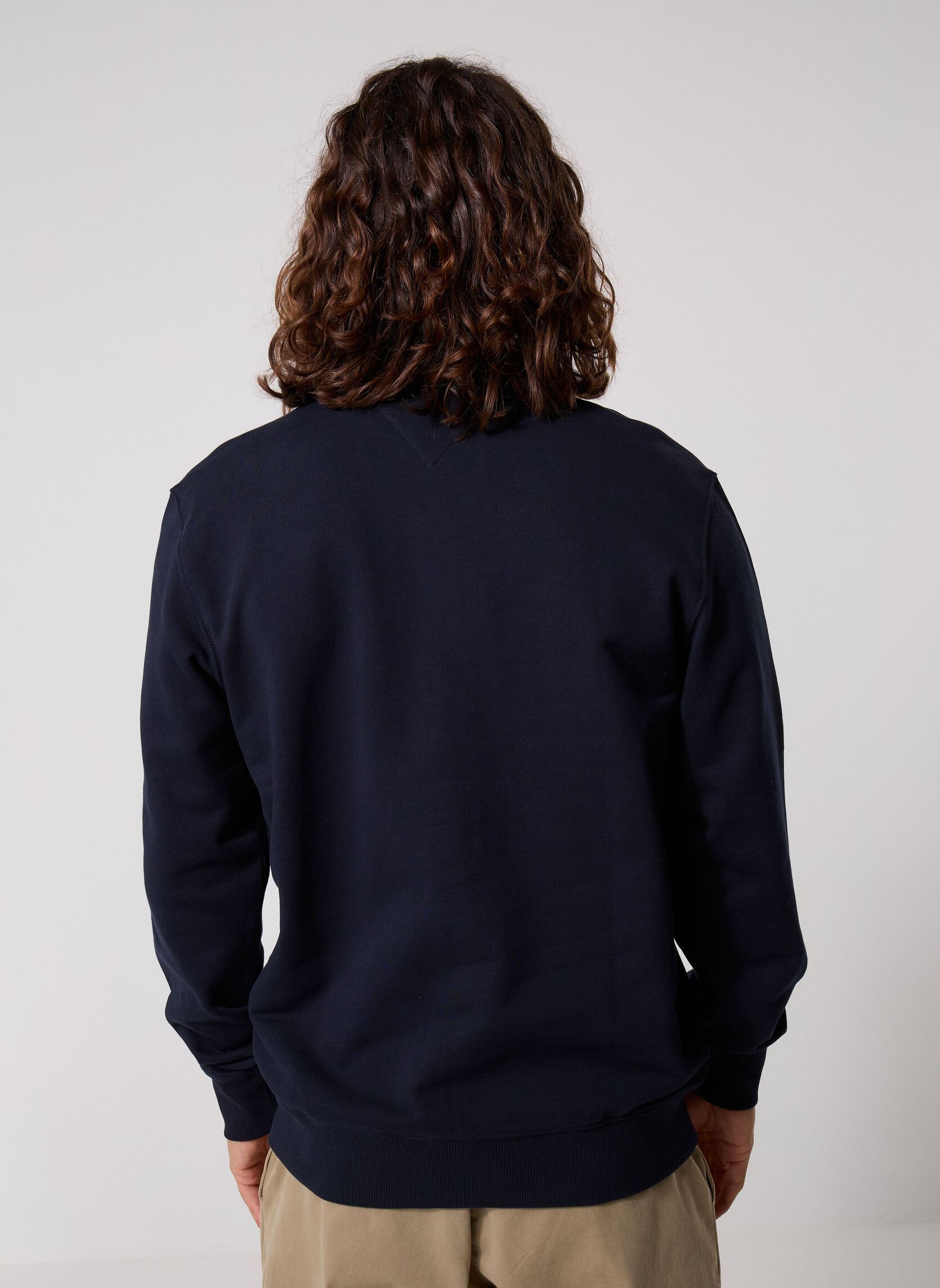 Tommy Hilfiger Sweats zippés Essential Terry New MW0MW43115 homme bleu ...