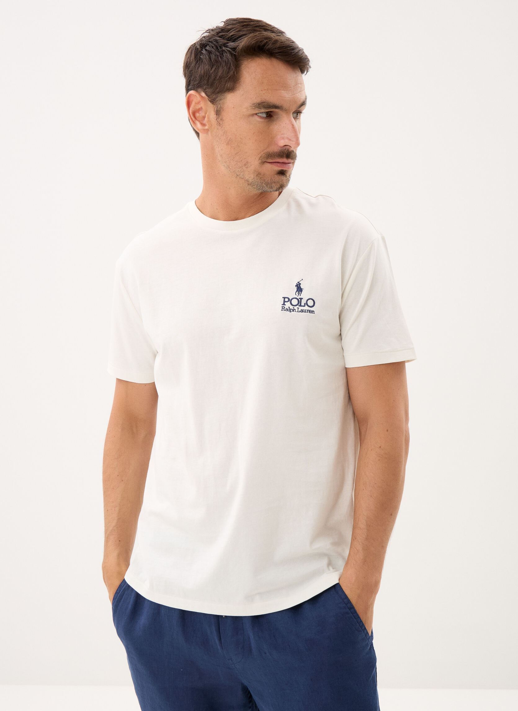 Polo Ralph Lauren T-shirts T-shirt Classic Fit à logo en jersey heren ...