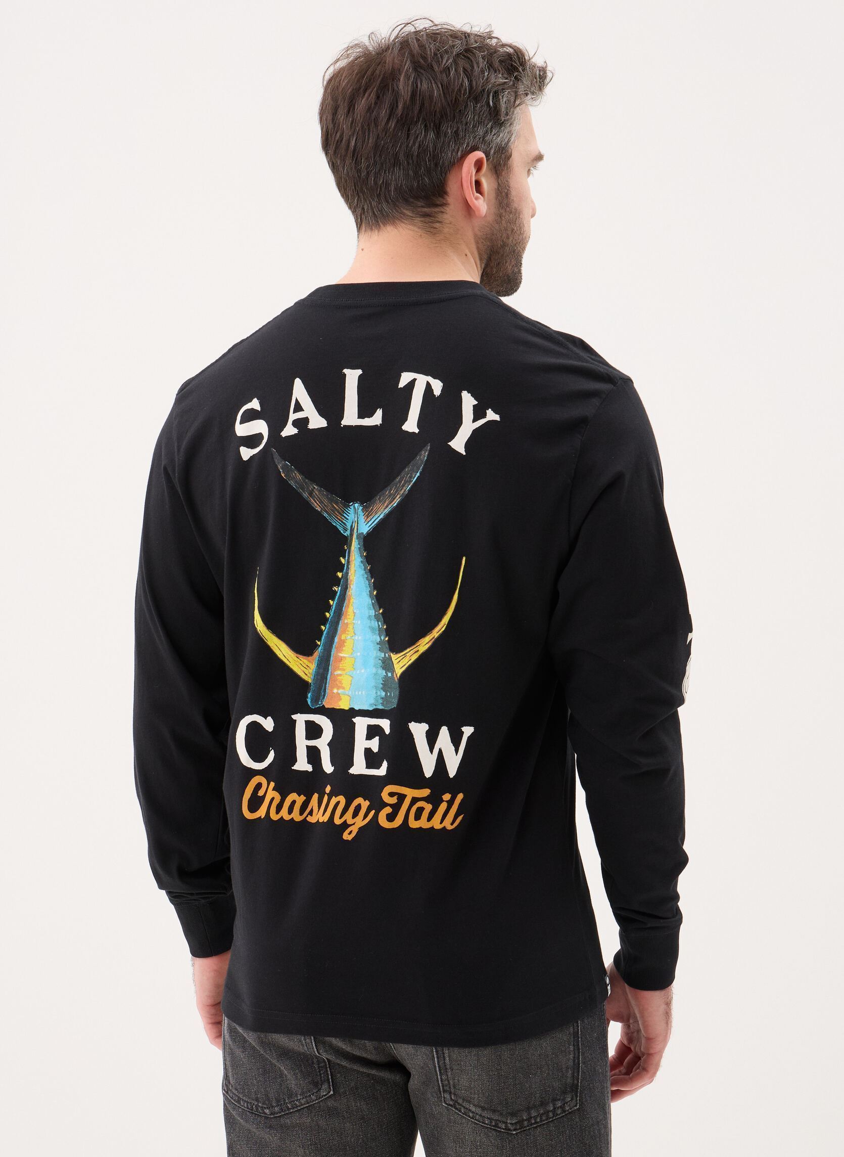 Salty Crew Tee-shirts Tailed L/S homme noir | Sarenza France