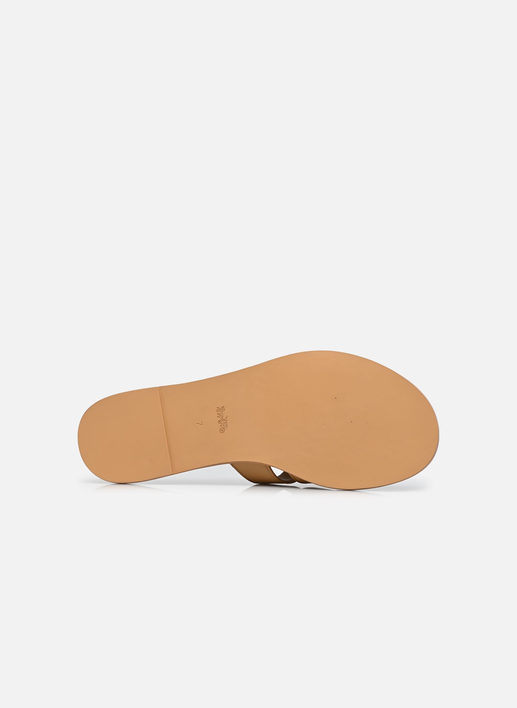 Coach Muilen Lena Leather Slide Sandal dames bruin online | Sarenza ...