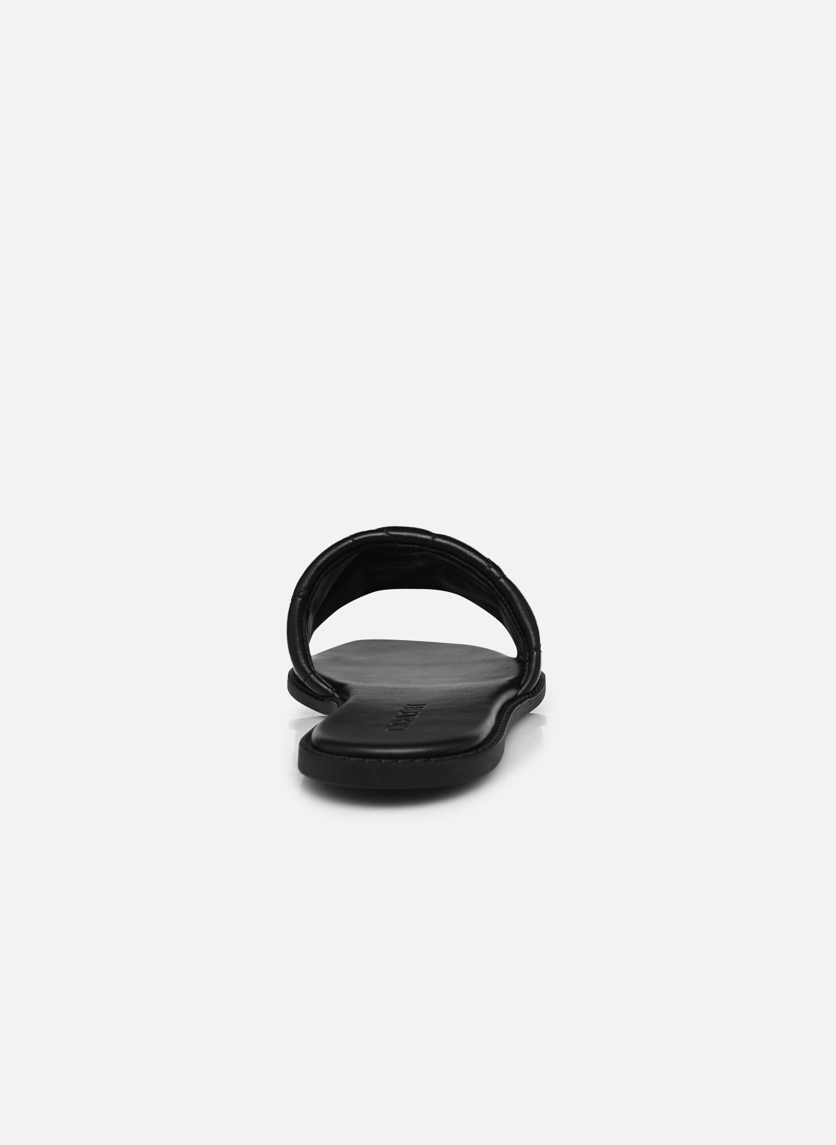 Coach Mules Holly Quilted Leather Sandal N femme noir | Sarenza Belgique