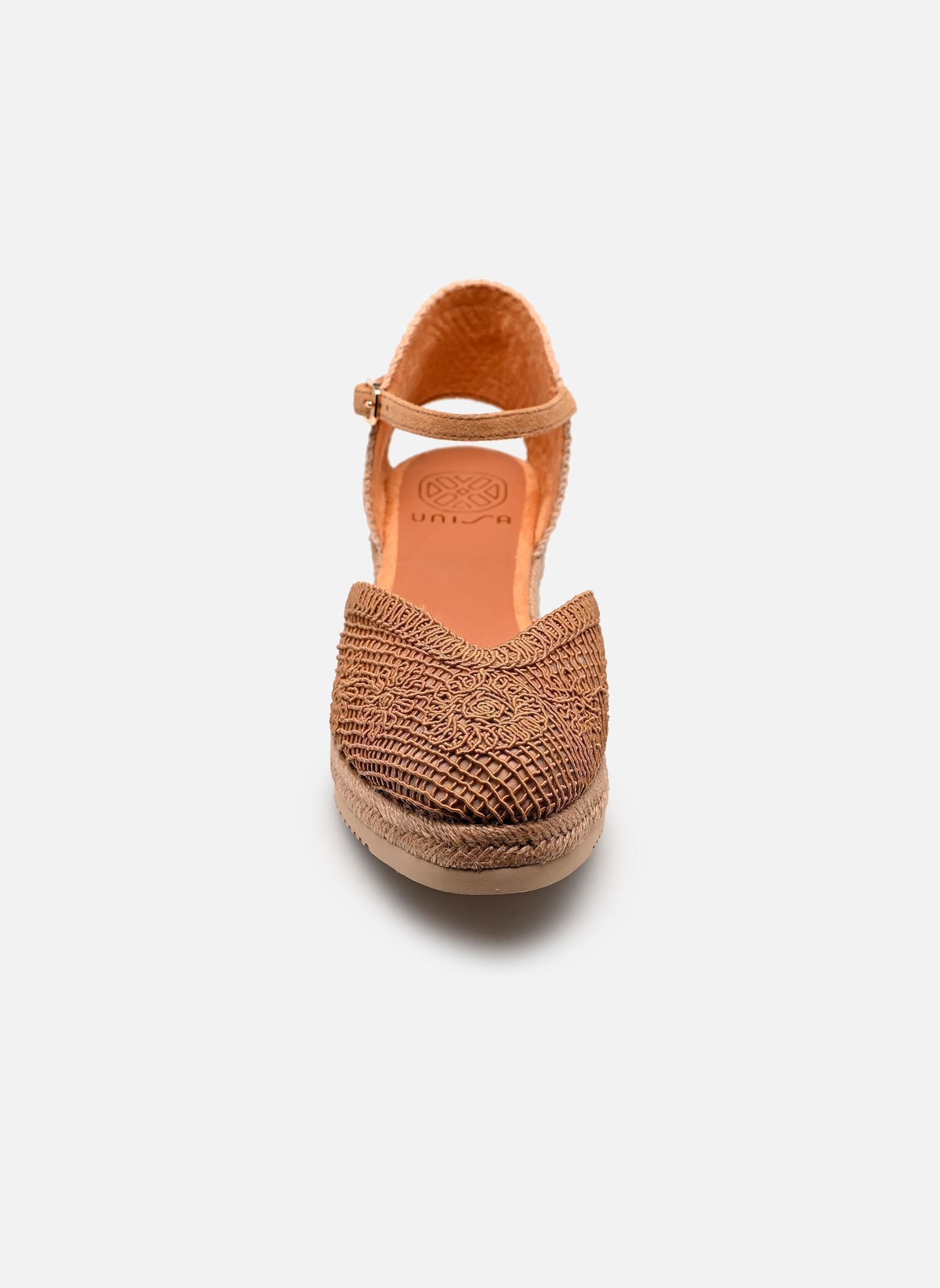 Unisa Keil- und Plateausandalen CEUTA_KS damen braun online | Sarenza ...