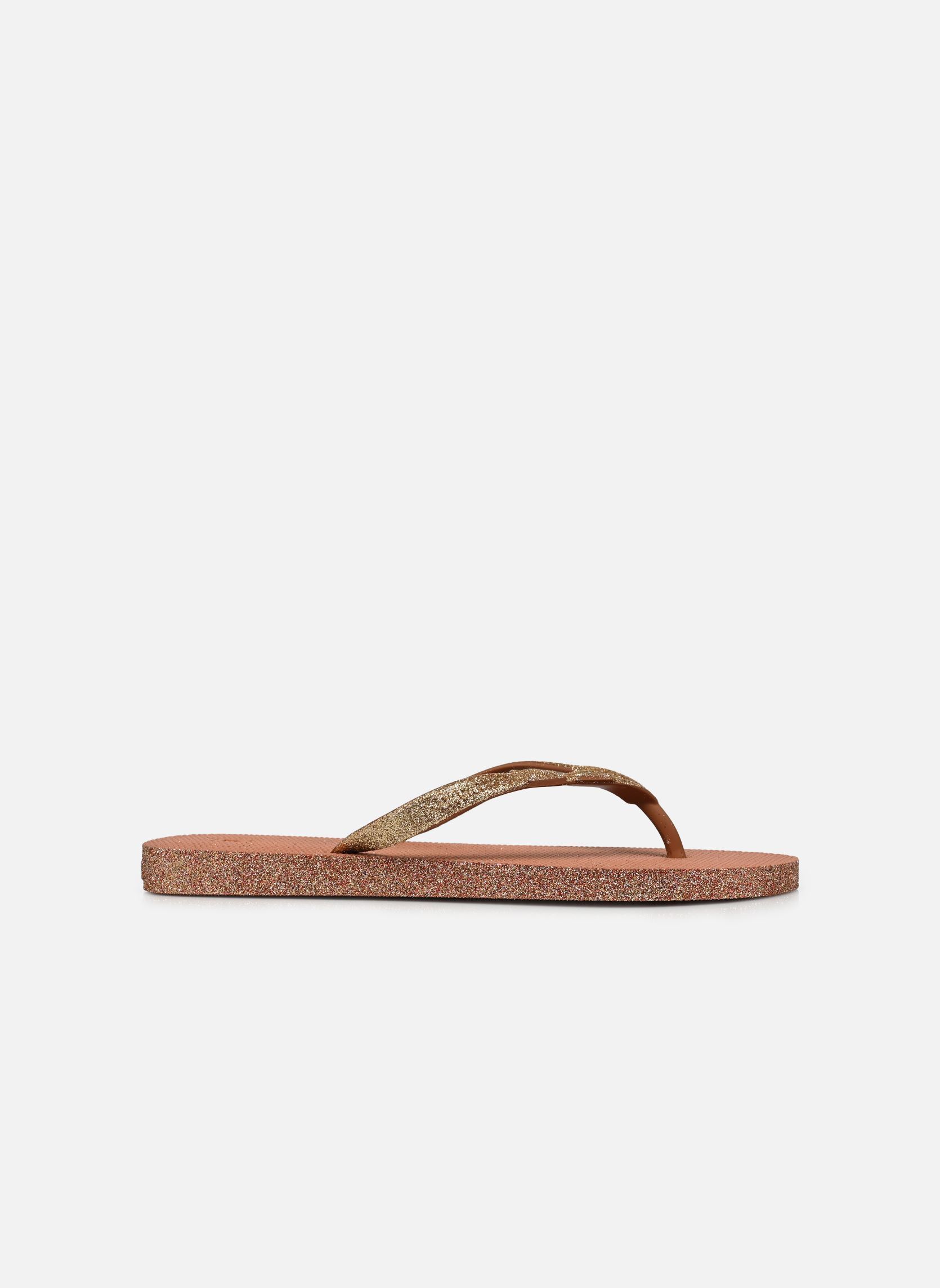 Chanclas Morango Glitter mujer oro y bronce Cacatoès | Sarenza España