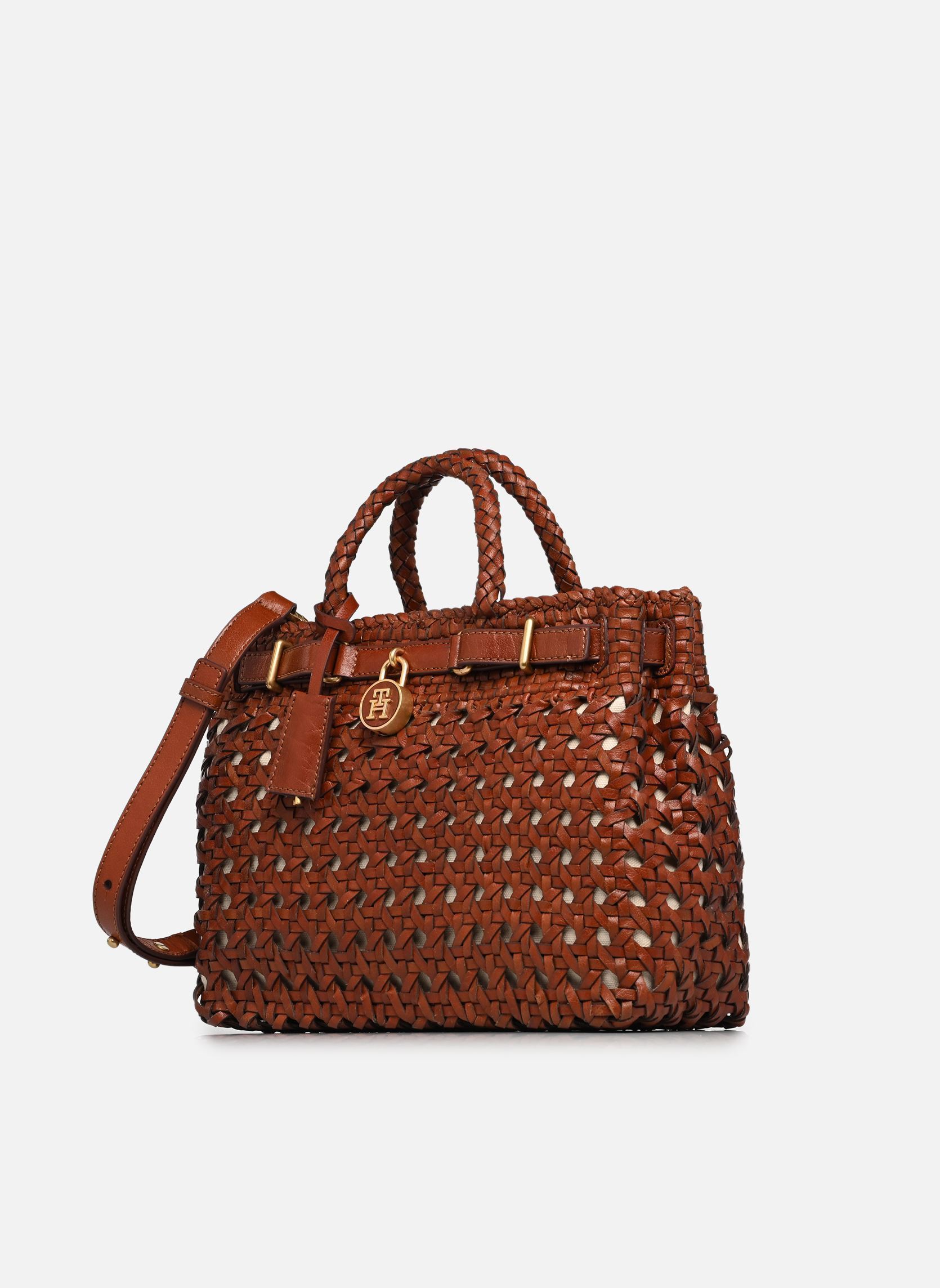 Tommy Hilfiger Sacs à main American Icon Mini Tote Braided femme marron ...