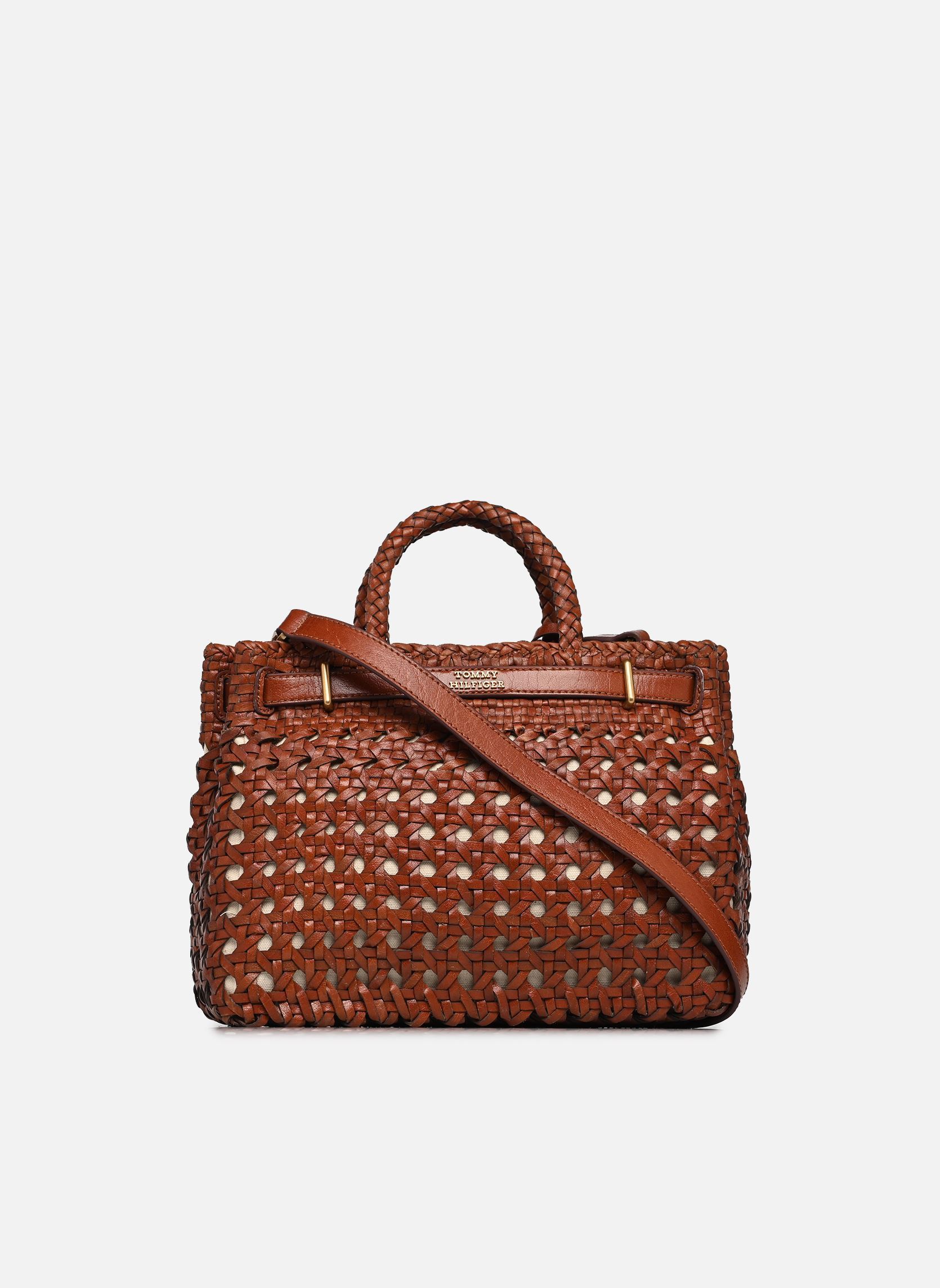 Tommy Hilfiger Sacs à main American Icon Mini Tote Braided femme marron ...