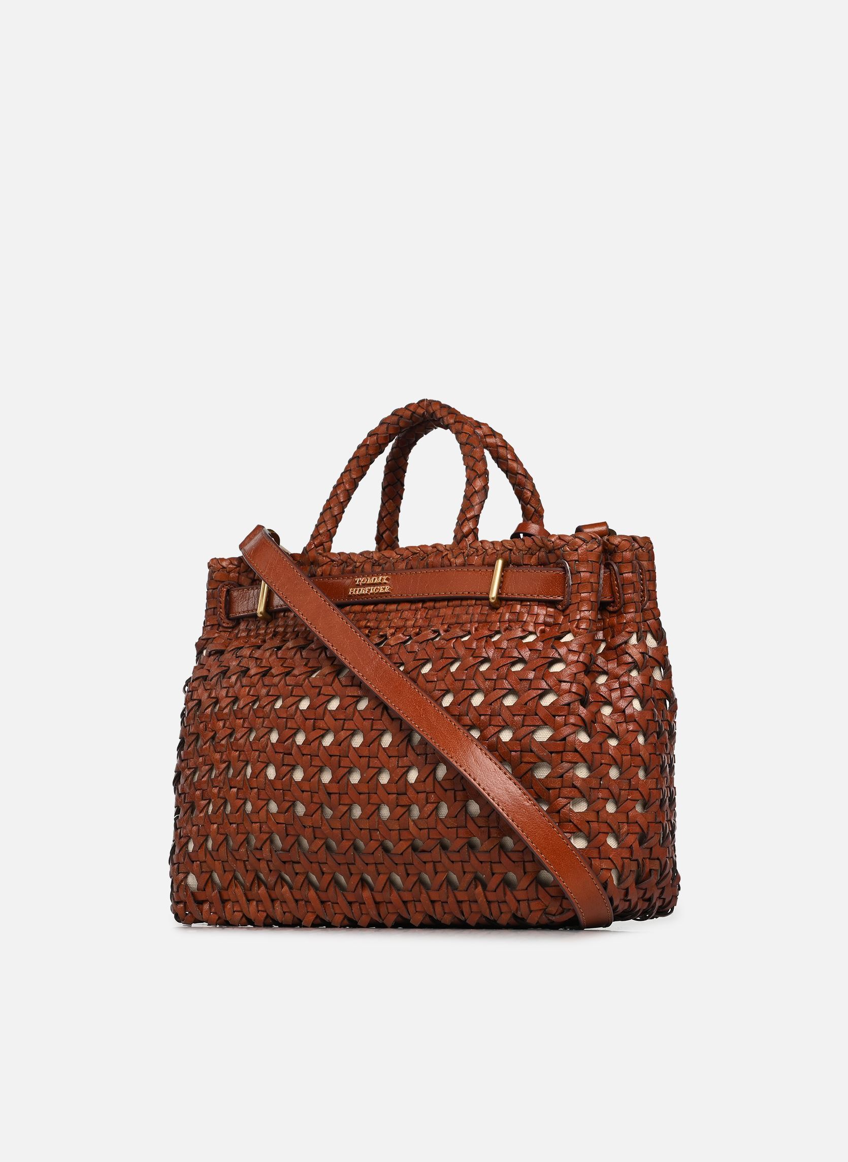Tommy Hilfiger Sacs à main American Icon Mini Tote Braided femme marron ...