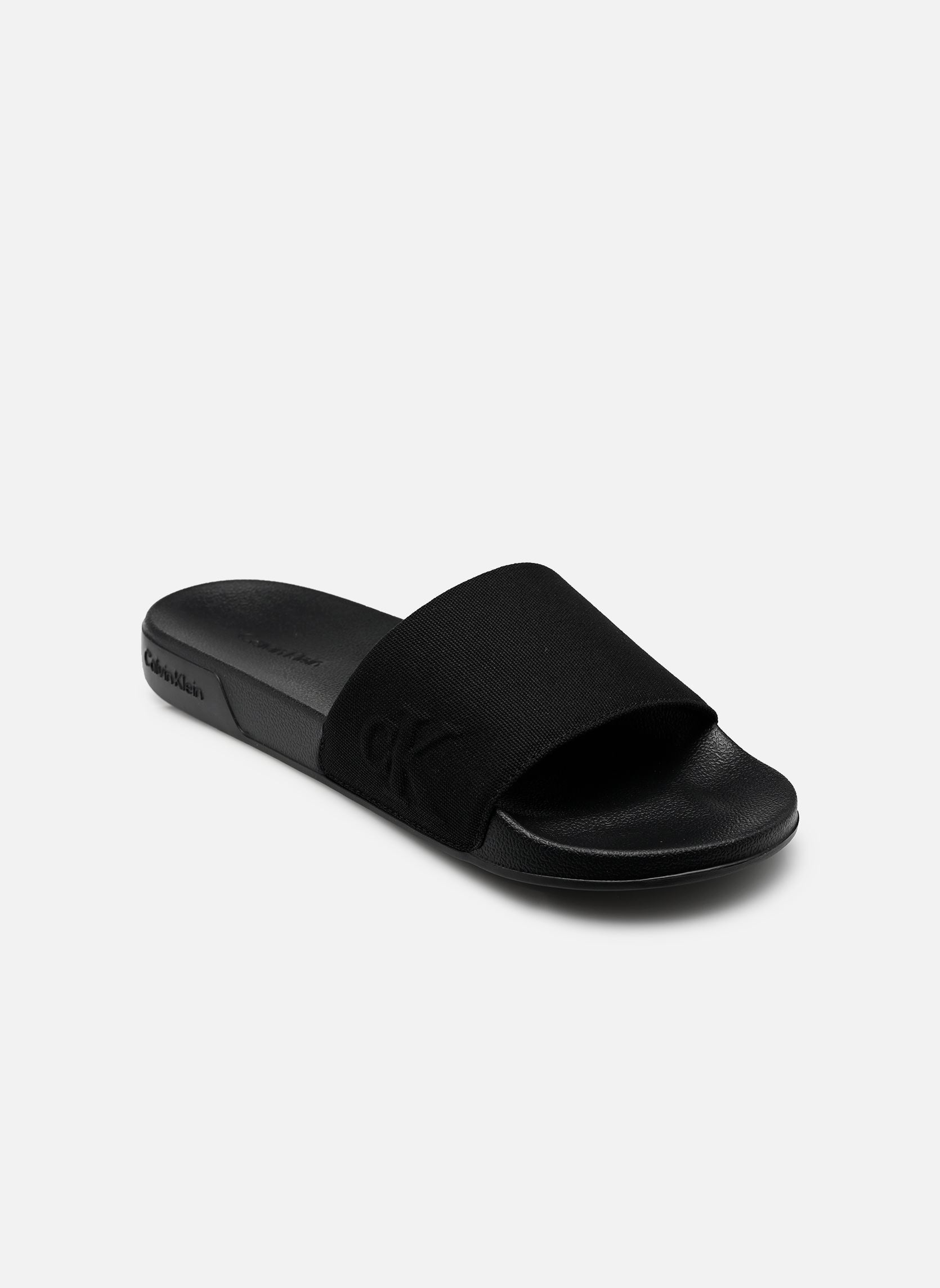 Calvin Klein Sandales de bain ESS SLIDE HF SIDE LO homme noir | Sarenza ...