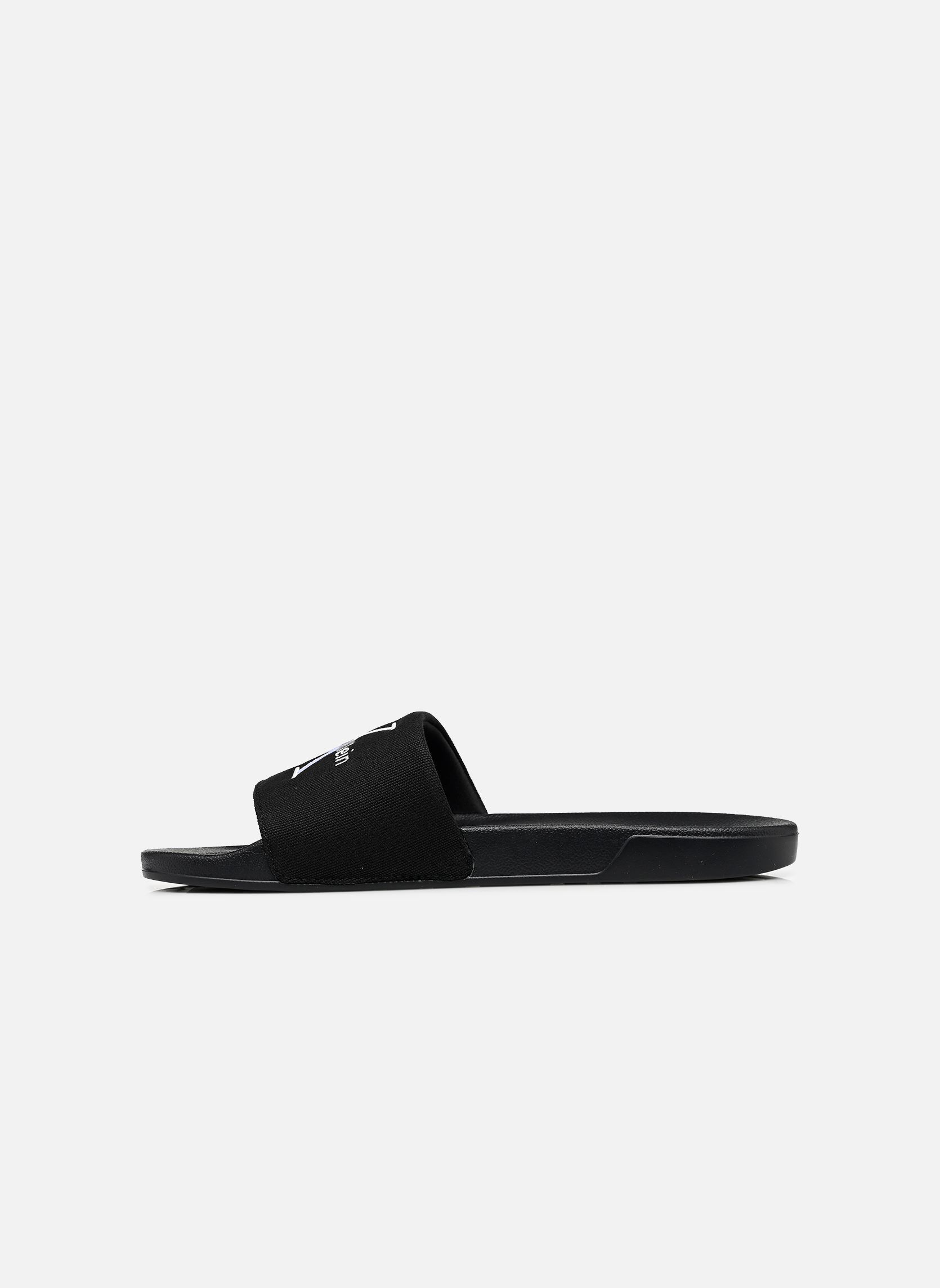 Bestel Calvin Klein Badslippers ESS SLIDE CV heren zwart | Sarenza België