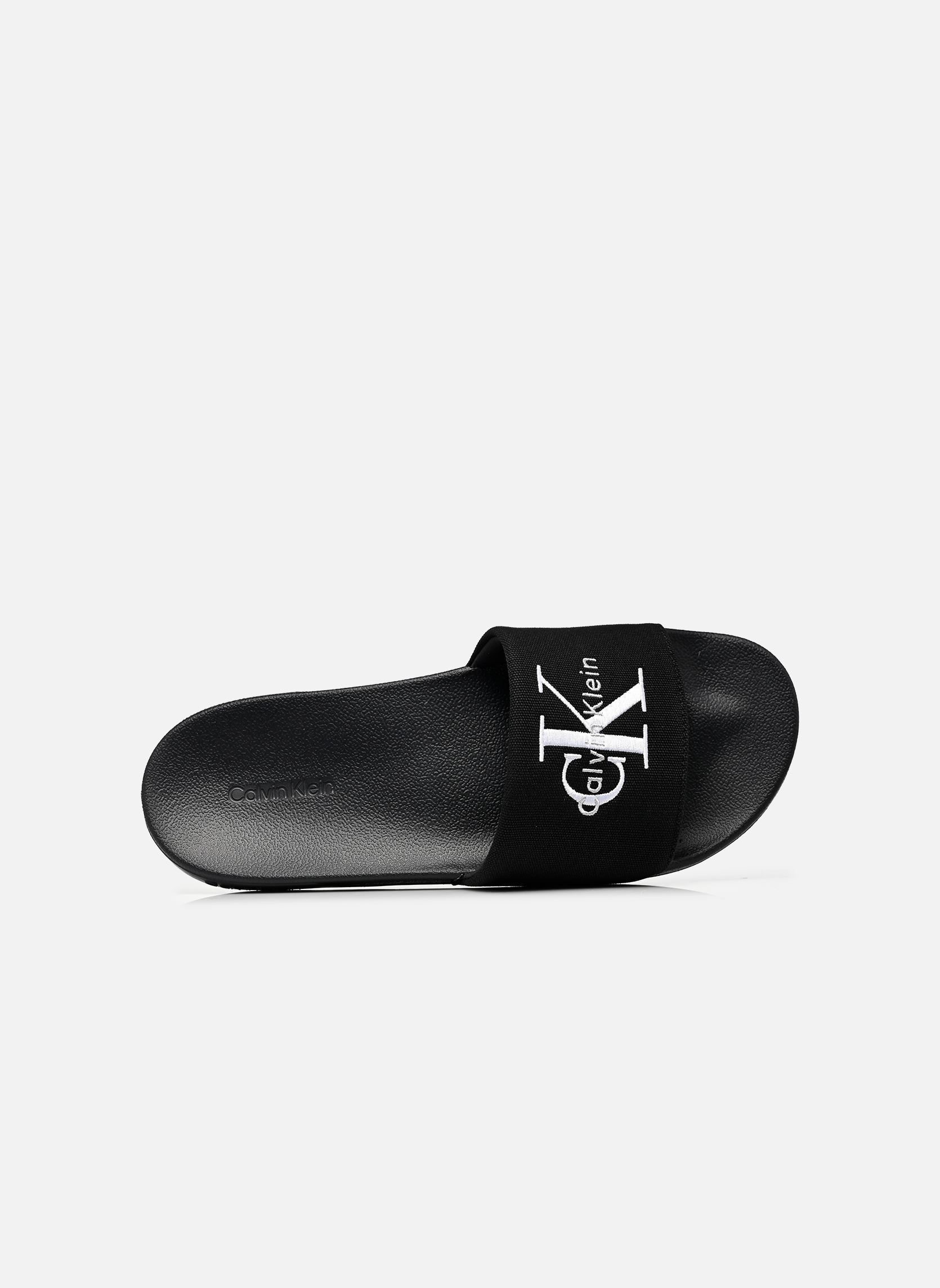 Bestel Calvin Klein Badslippers ESS SLIDE CV heren zwart | Sarenza België