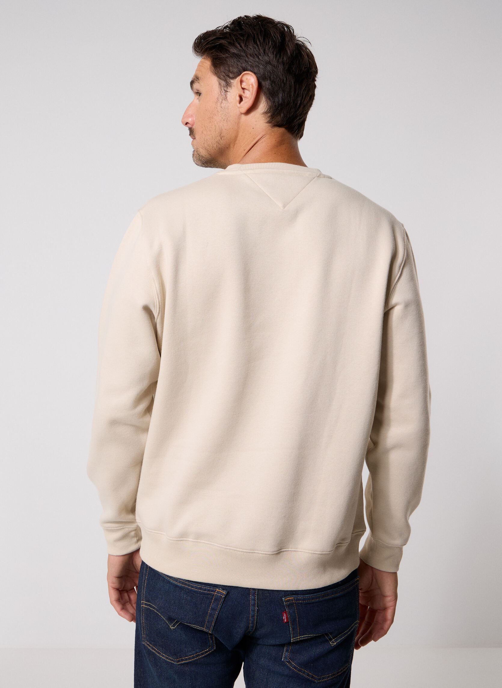 Tommy Jeans Sweatshirts Tjm Reg S Flag Crew heren wit online | Sarenza ...