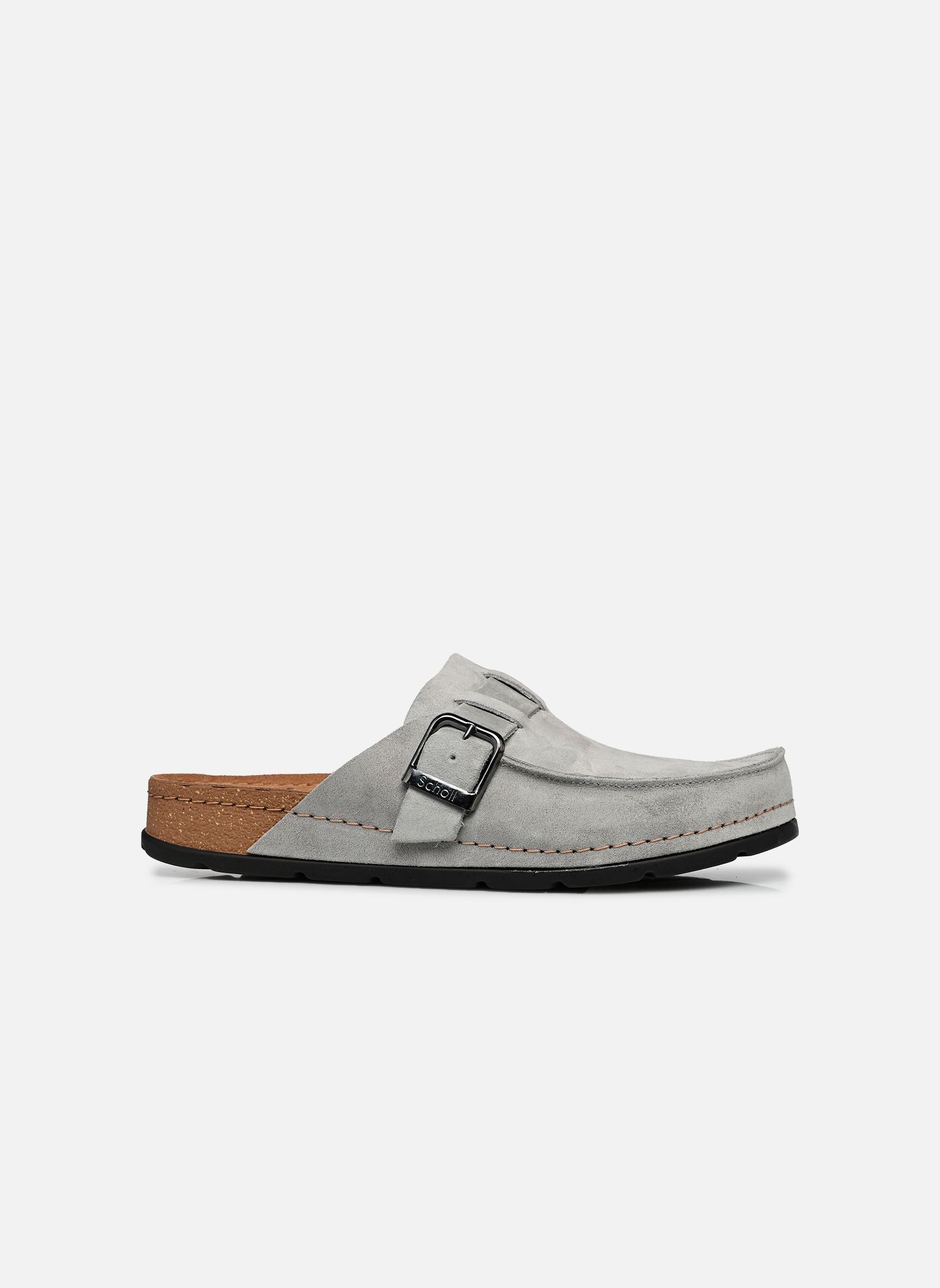 Scholl Mules Bora Moccasin Man Collection homme gris | Sarenza France