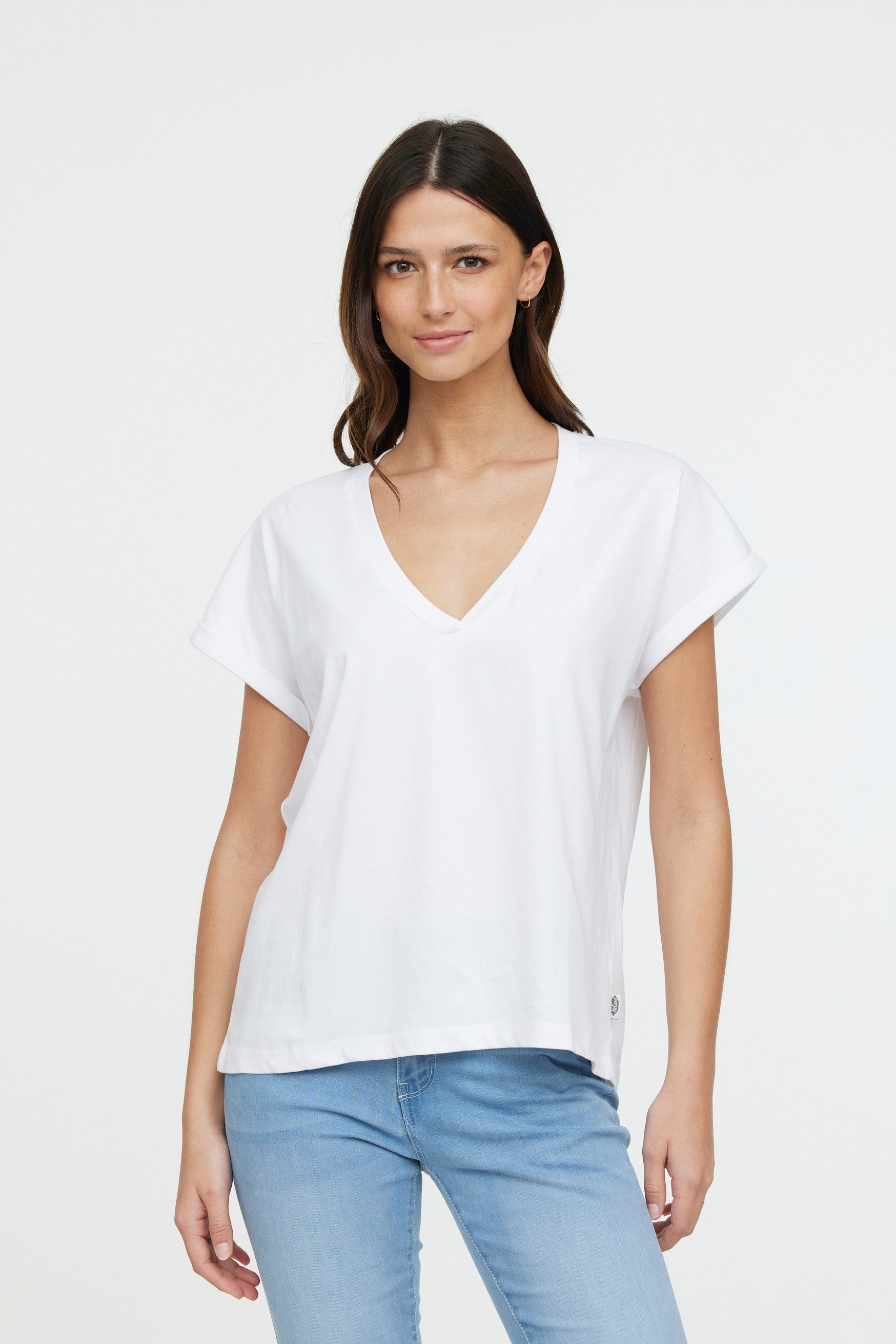 Lee Cooper Tee-shirts manches courtes T-shirt ALYS MC Optic white femme ...