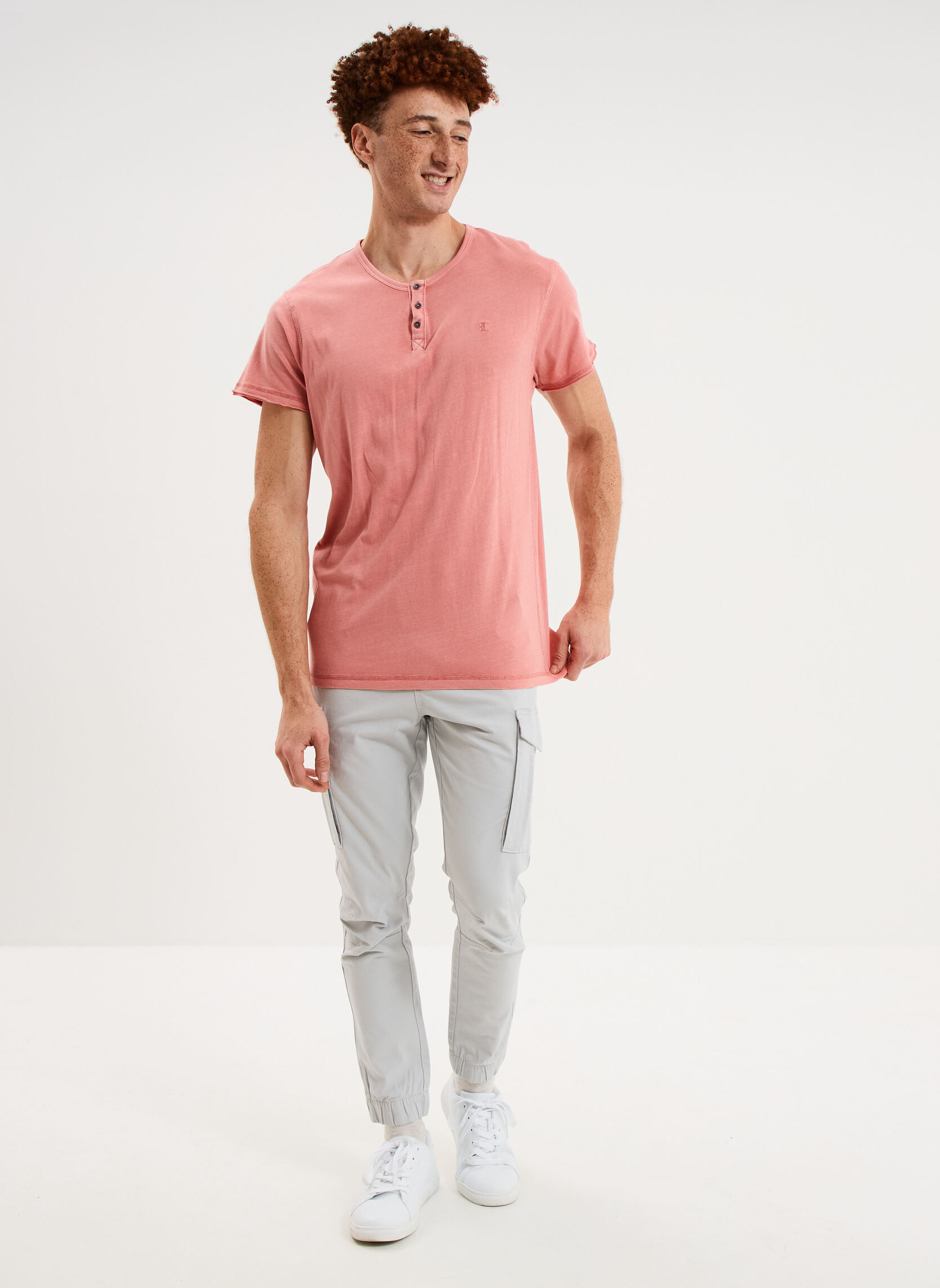 LIBERTO Tee-shirts LIB1ICON_TUNI homme rose | Sarenza France