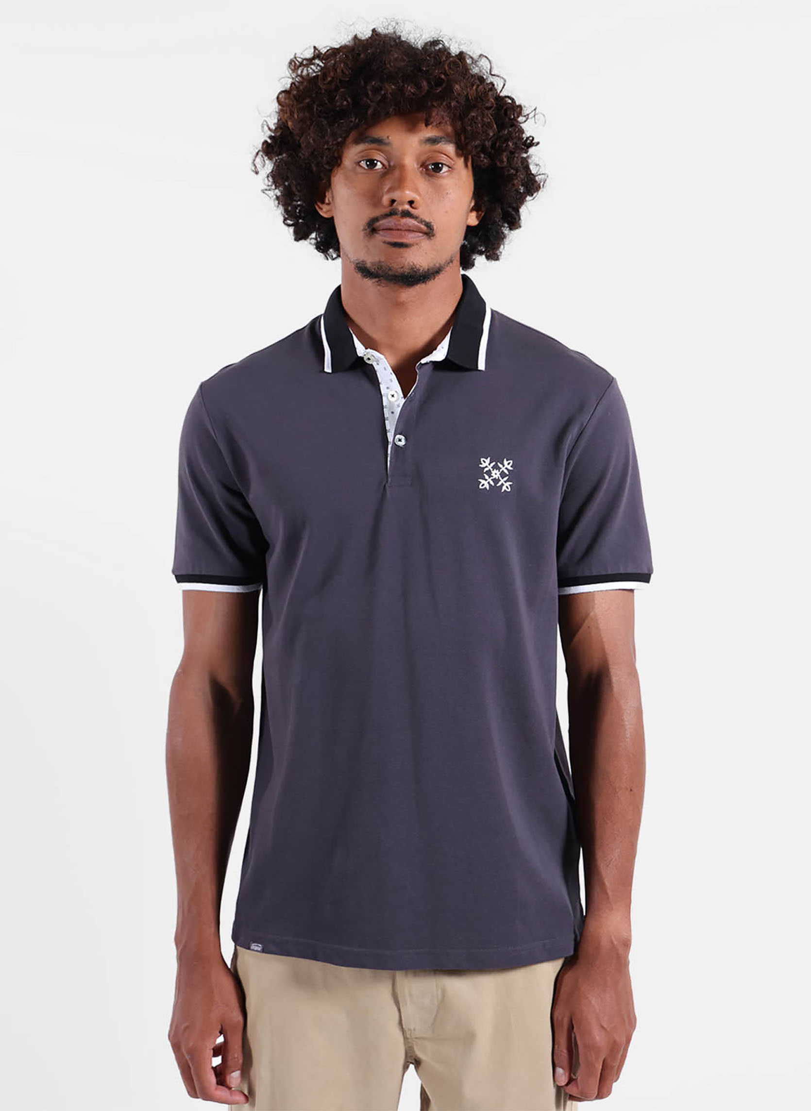 Oxbow Polos NACHEM homme gris | Sarenza France