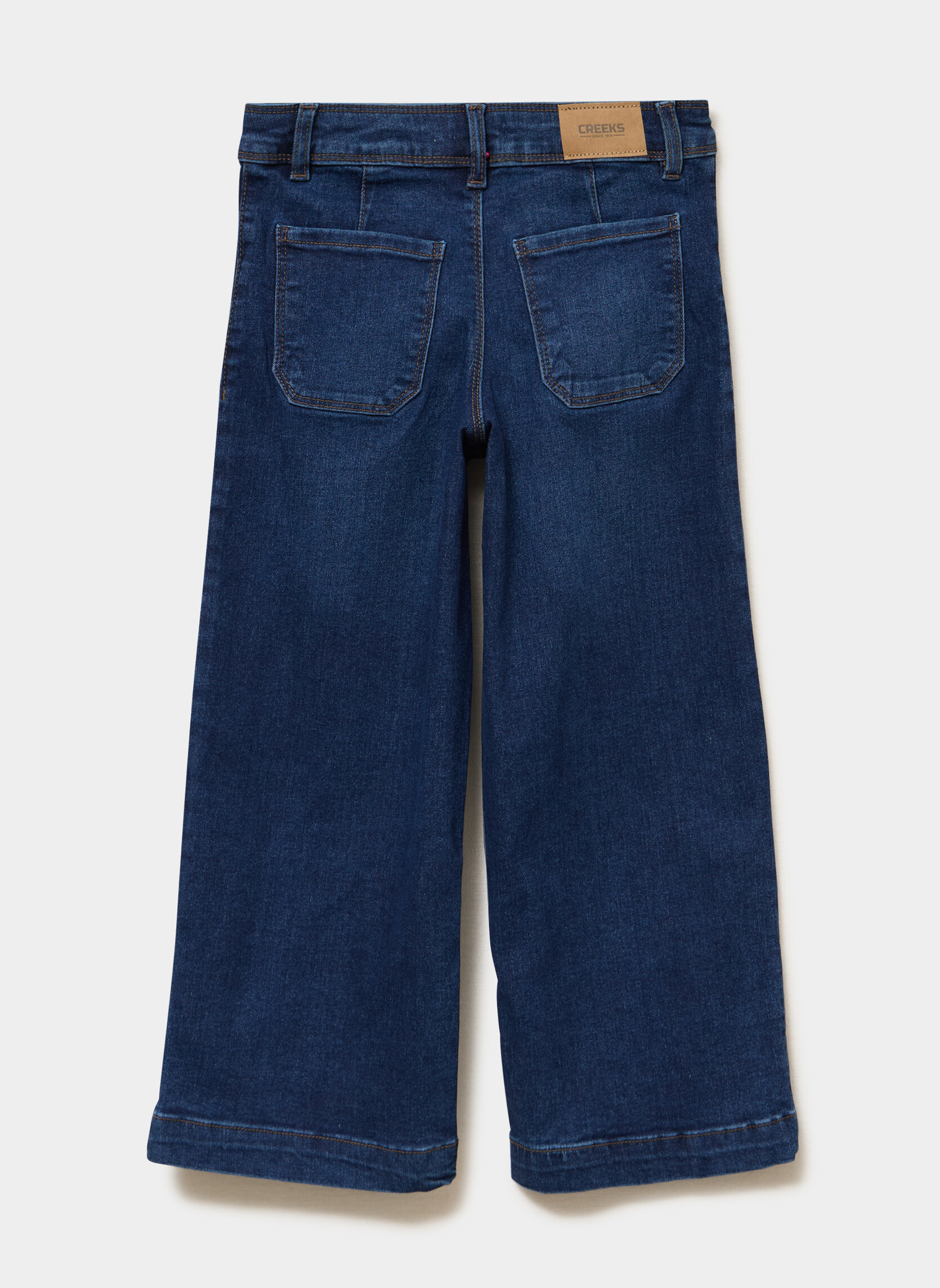 CREEKS Jeans droits CRE4_DMARINE fille bleu | Sarenza France