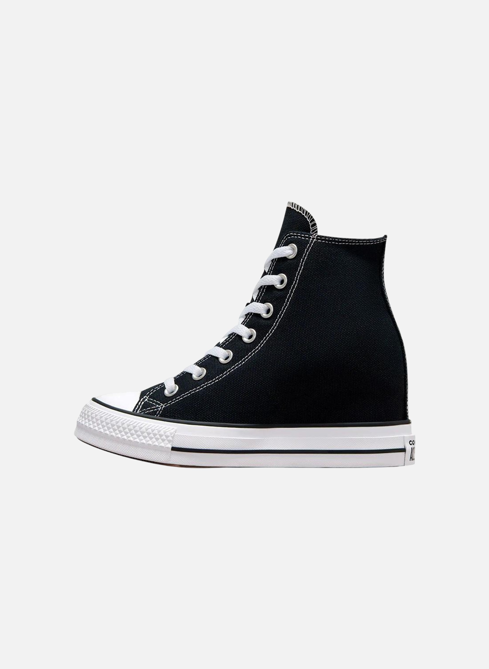 Converse Baskets basses Chuck Taylor All Star Wedge Platform femme noir ...