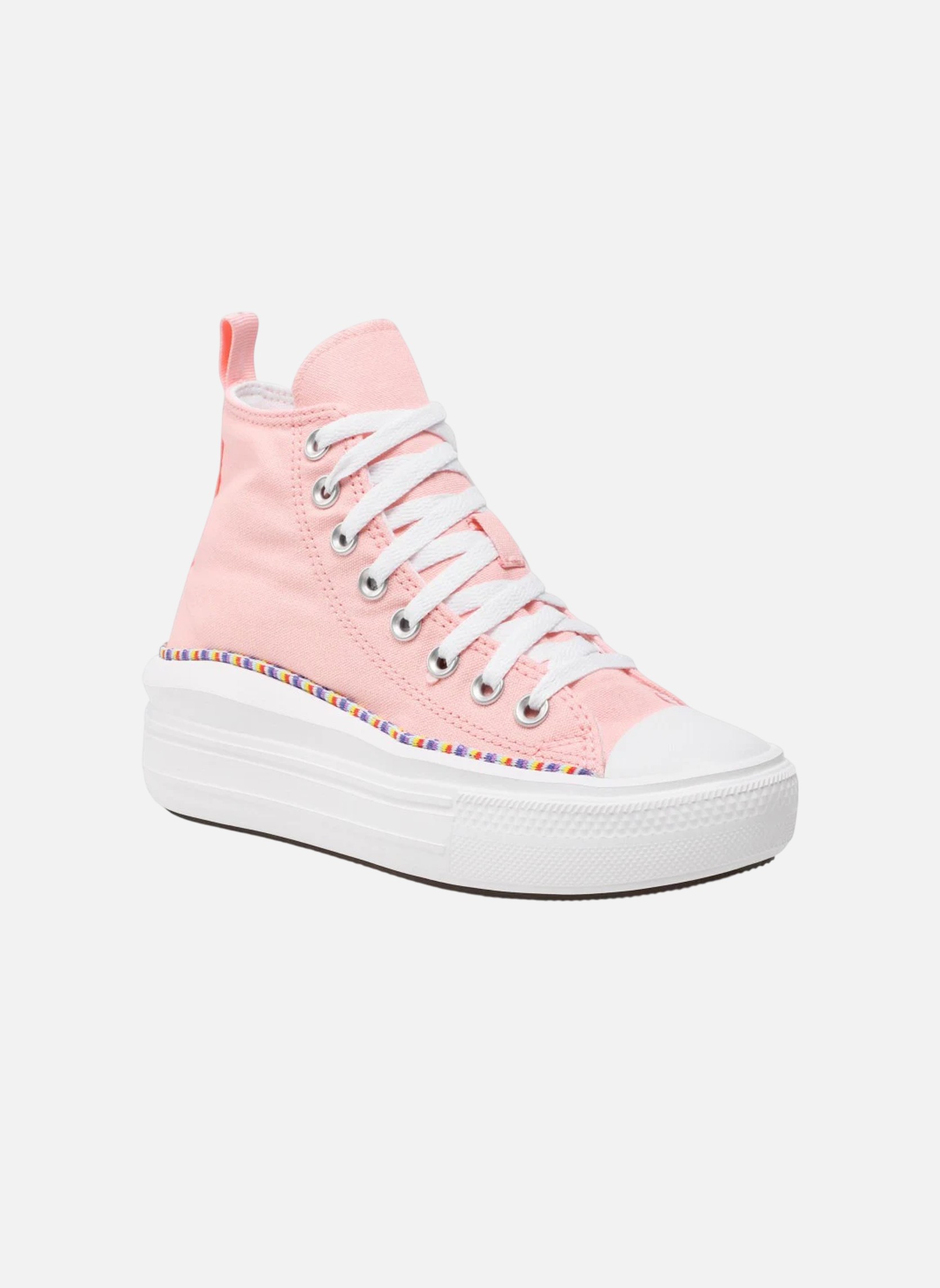 Converse Baskets Baskets Chuck Taylor All Star Move High rose femme ...