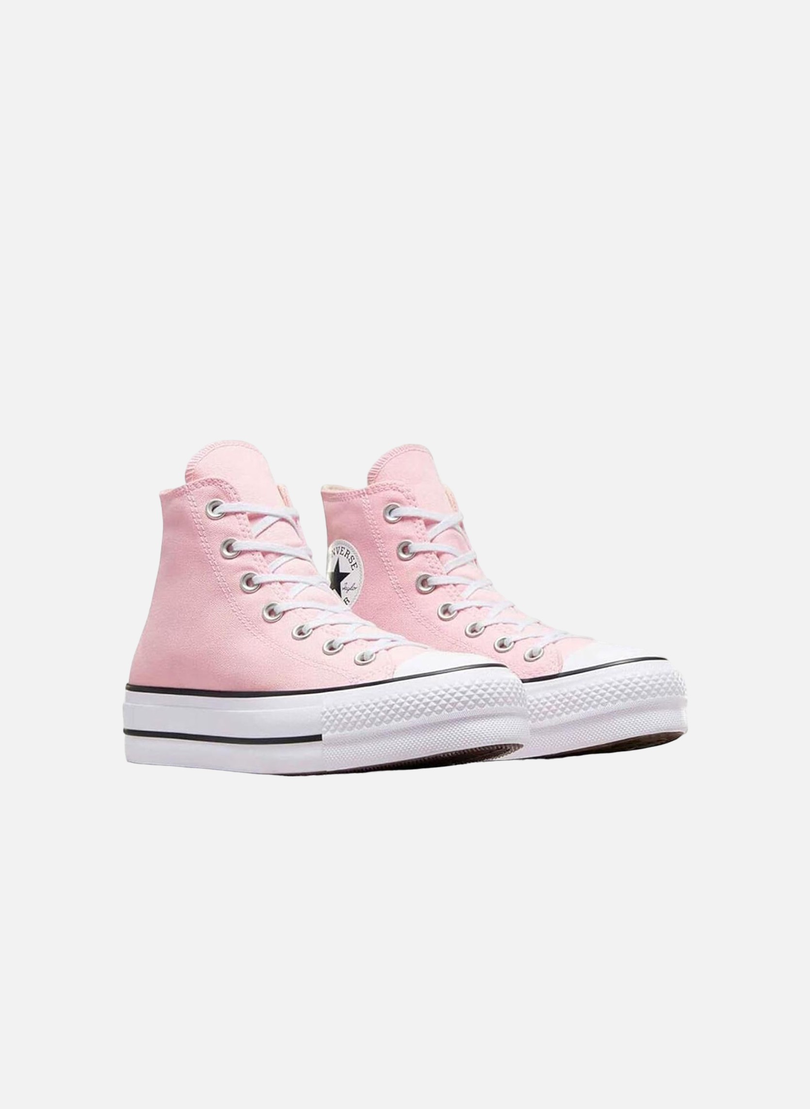 Converse Baskets Sneakers Chuck Taylor All Star Lift Hi rose femme rose ...