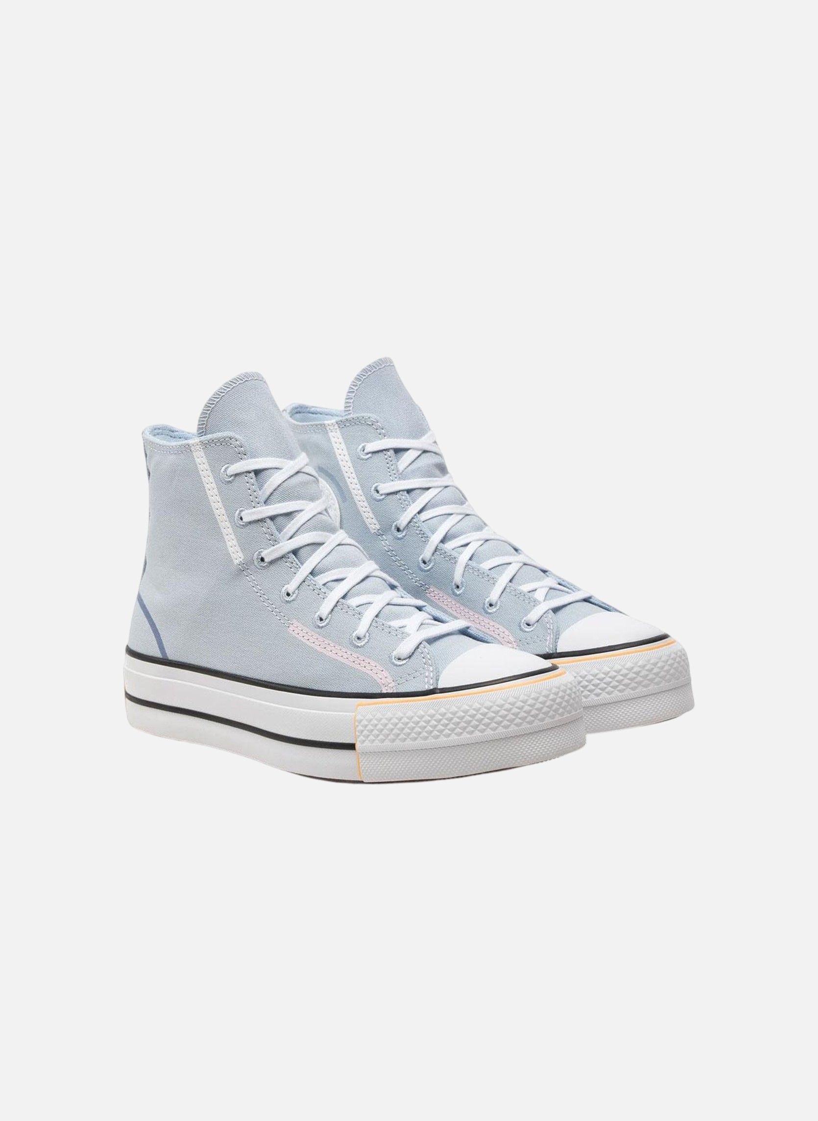 Converse Baskets basses Chuck Taylor All Star Lift Platform femme bleu ...
