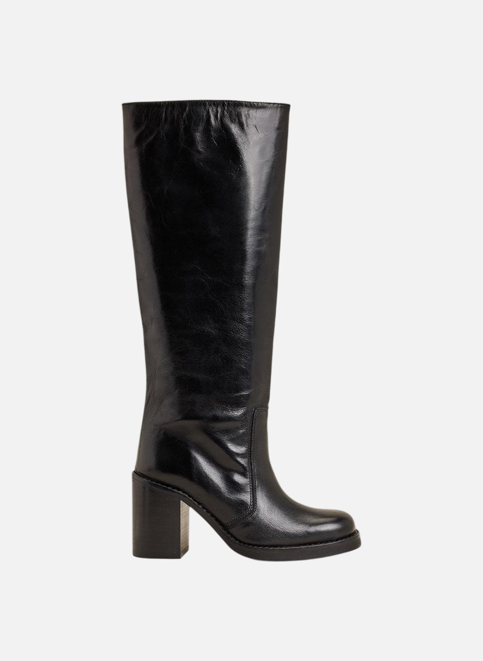 Jonak Bottes Bottes BLIM cuir noir femme noir | Sarenza France