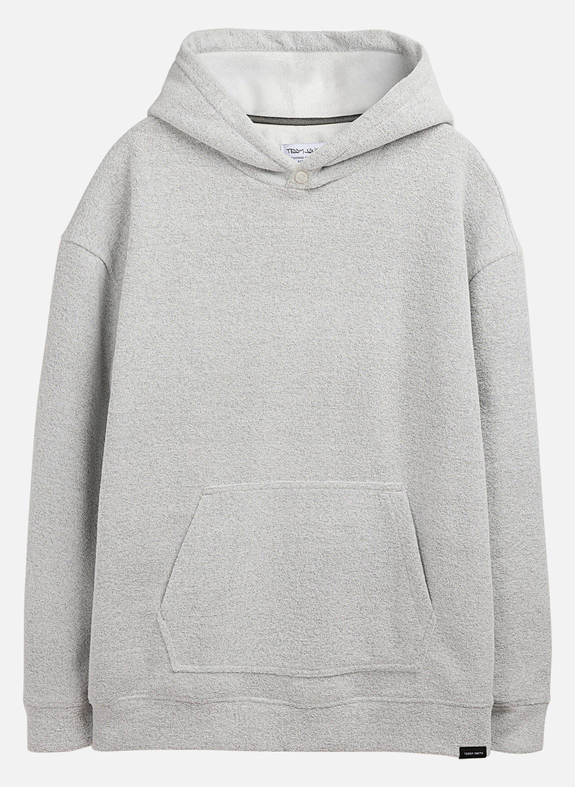 Teddy Smith Sweats à capuche Sweat à capuche gris clair chiné en tissu ...