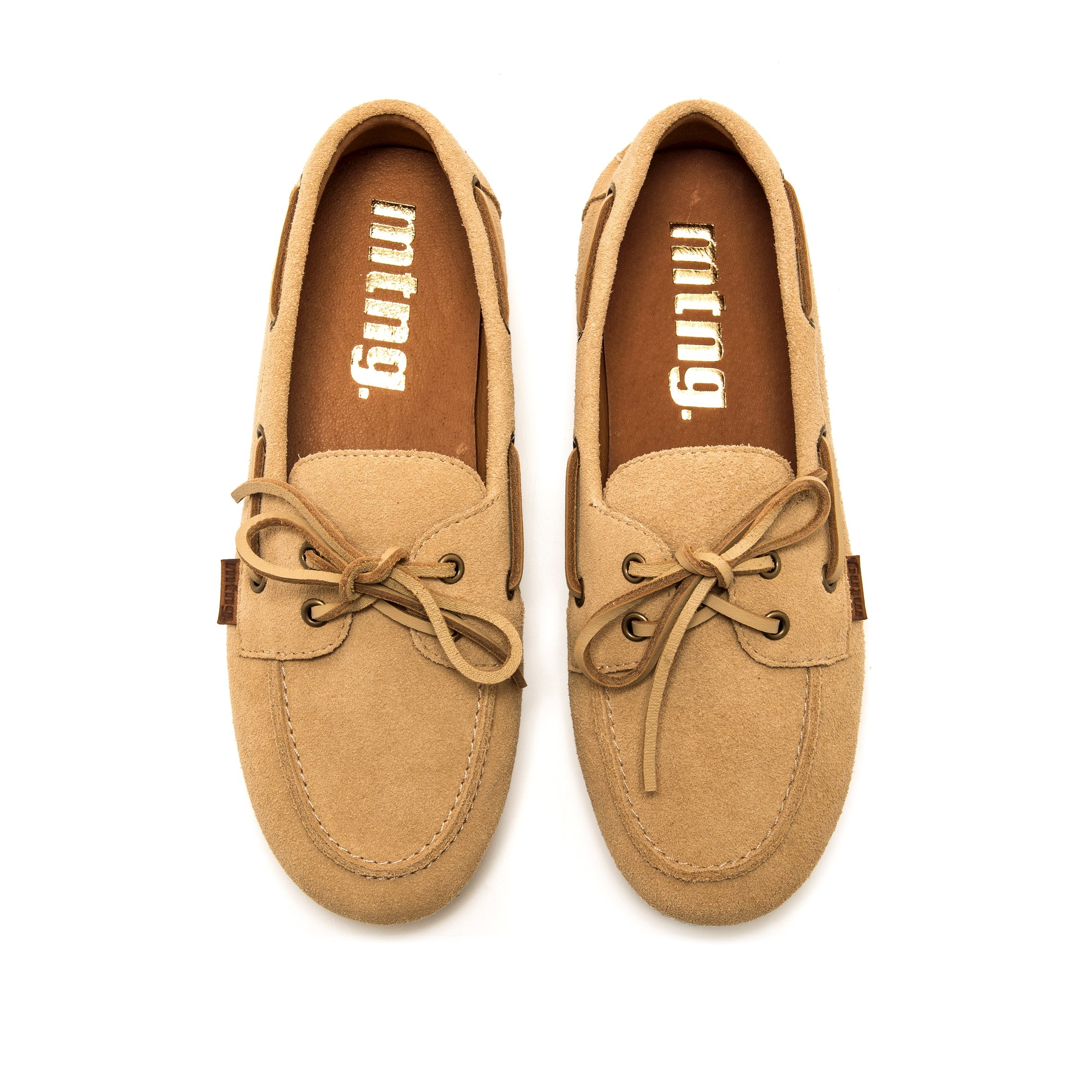 MTNG Richelieus Chaussures plates Femme MTNG JANA beige 61738 femme ...