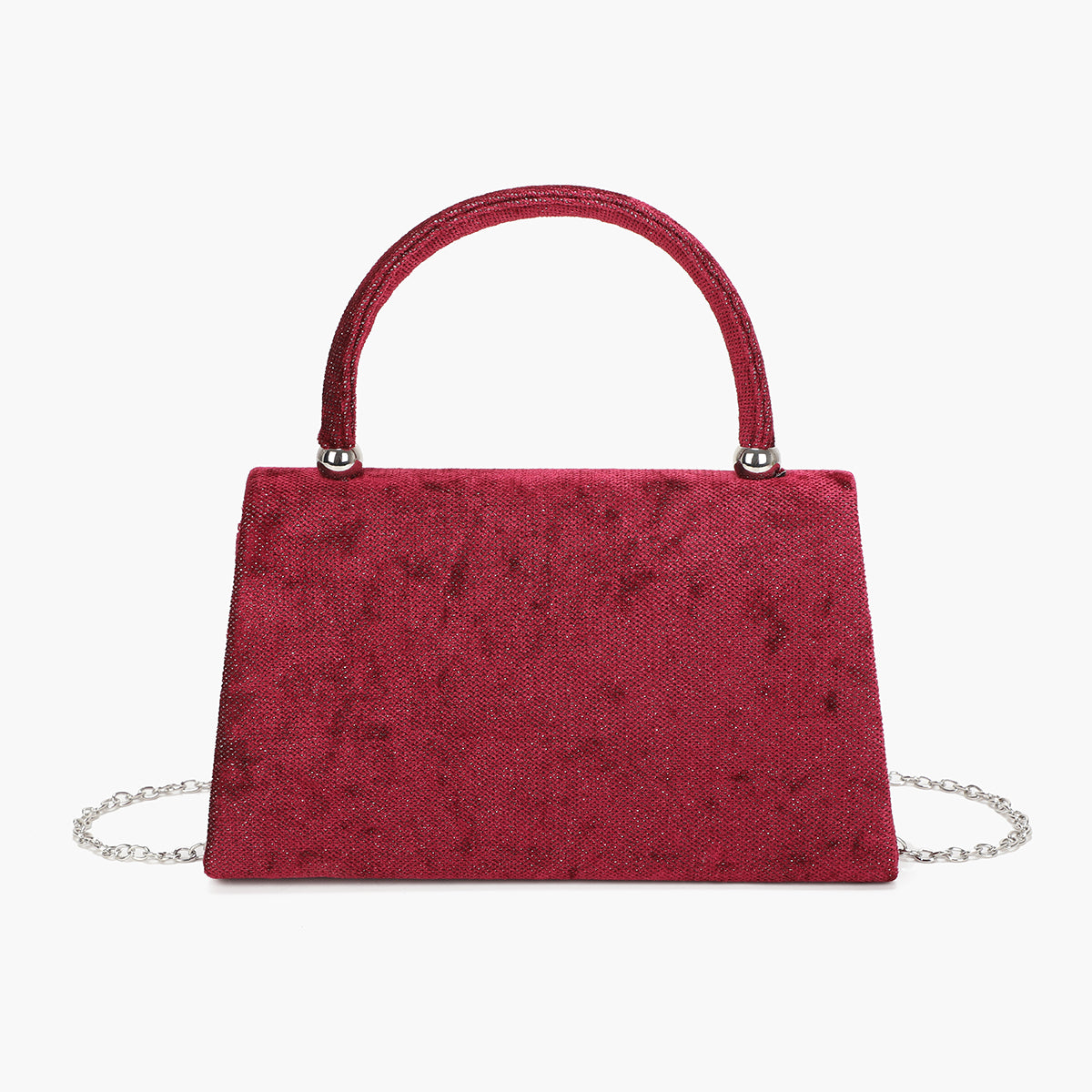Balaboosté Sacs bandoulière Sac à main effet velours rouge femme rouge ...