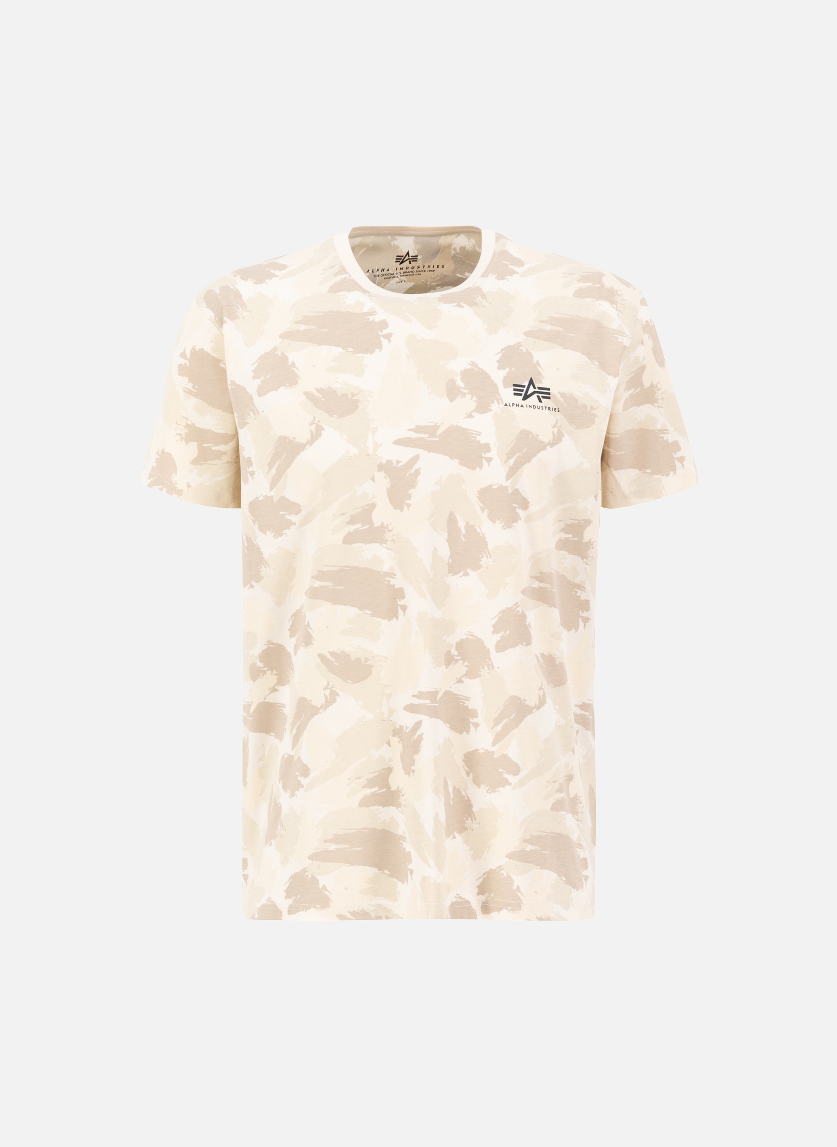 Alpha Industries Tee-shirts manches courtes Basic Small Logo Camo T ...