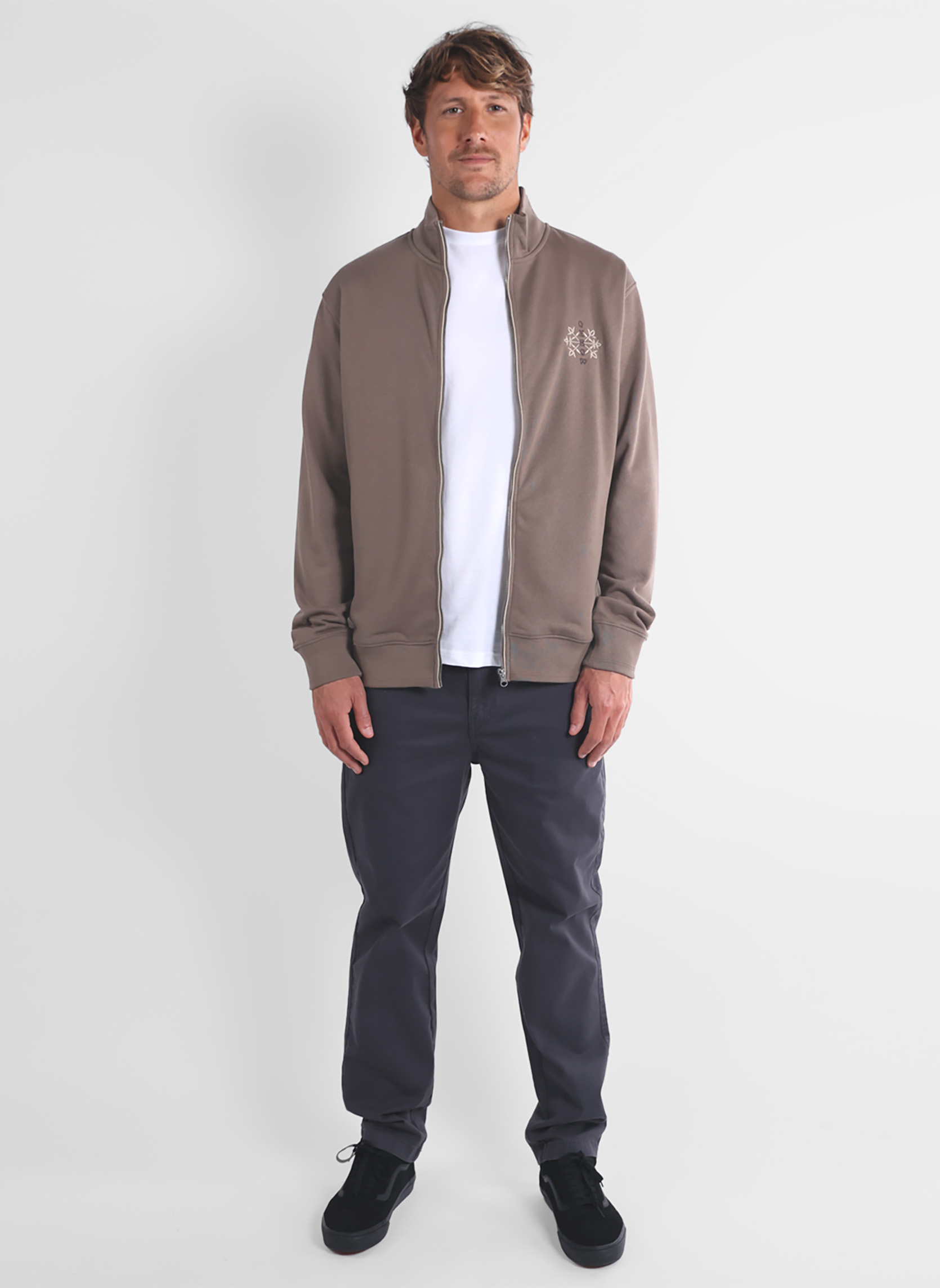 Oxbow Sweats à capuche Sweat zippé TABULA homme marron | Sarenza France