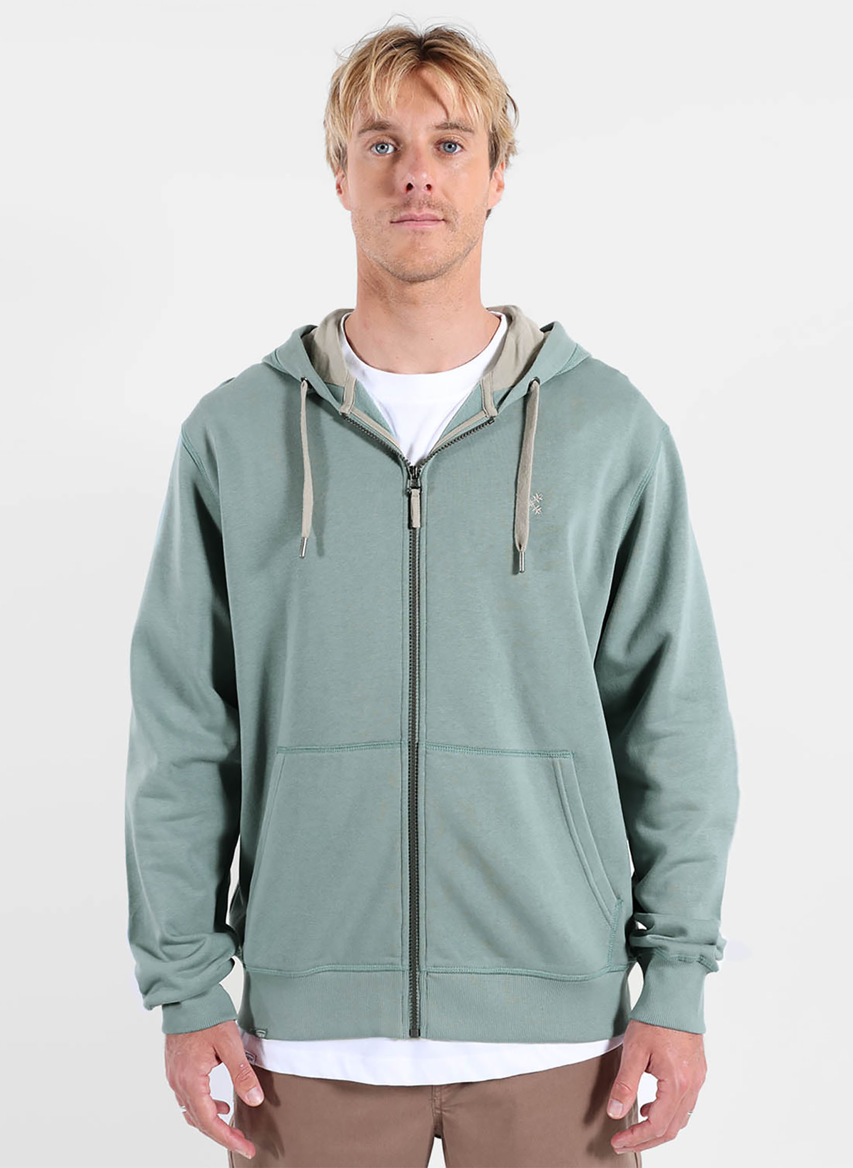 Oxbow Sweats à capuche Sweat à capuche zippé SALET homme vert | Sarenza ...
