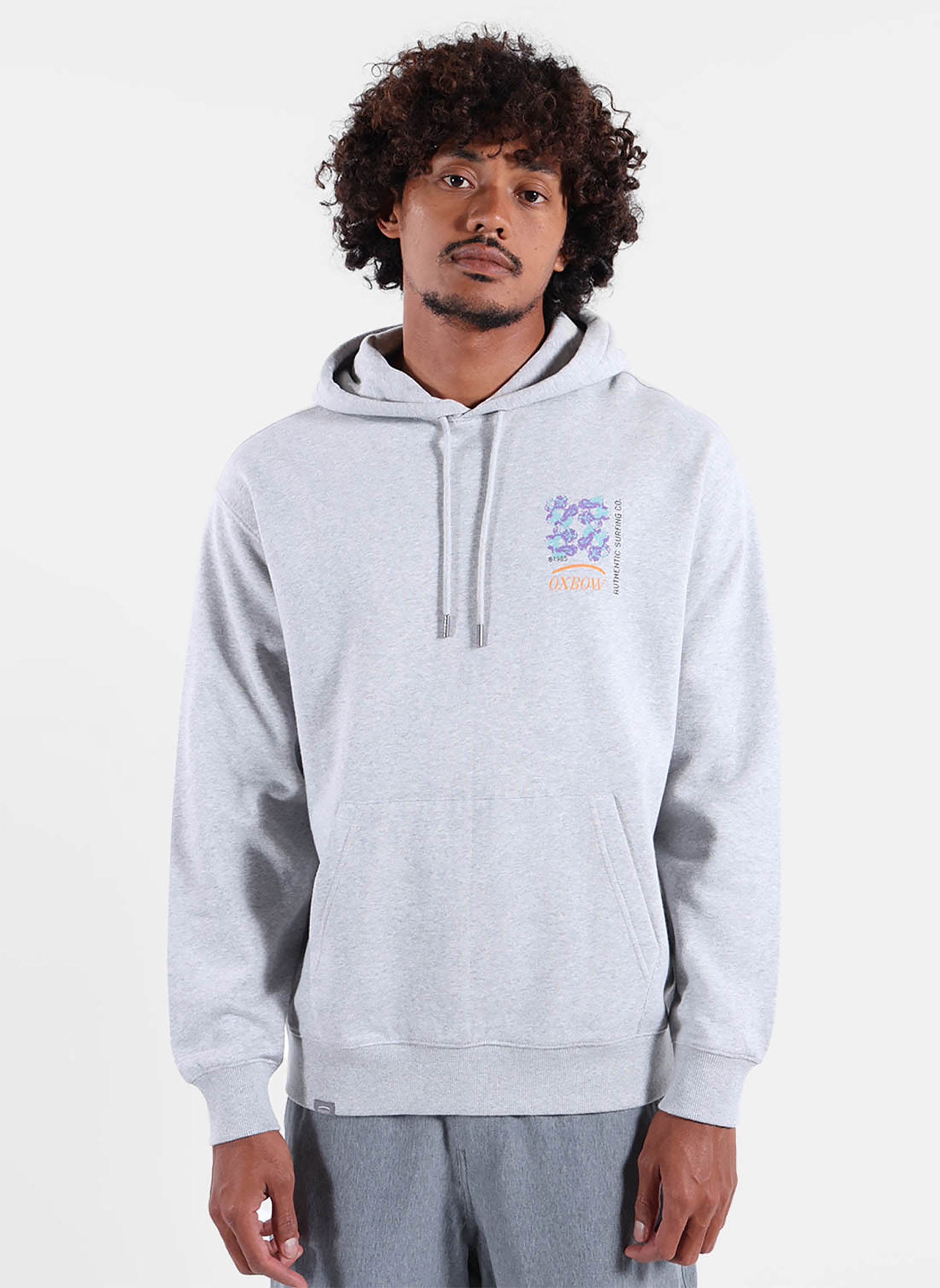 Oxbow Sweats à capuche Sweat à capuche PIXELATE homme gris | Sarenza France