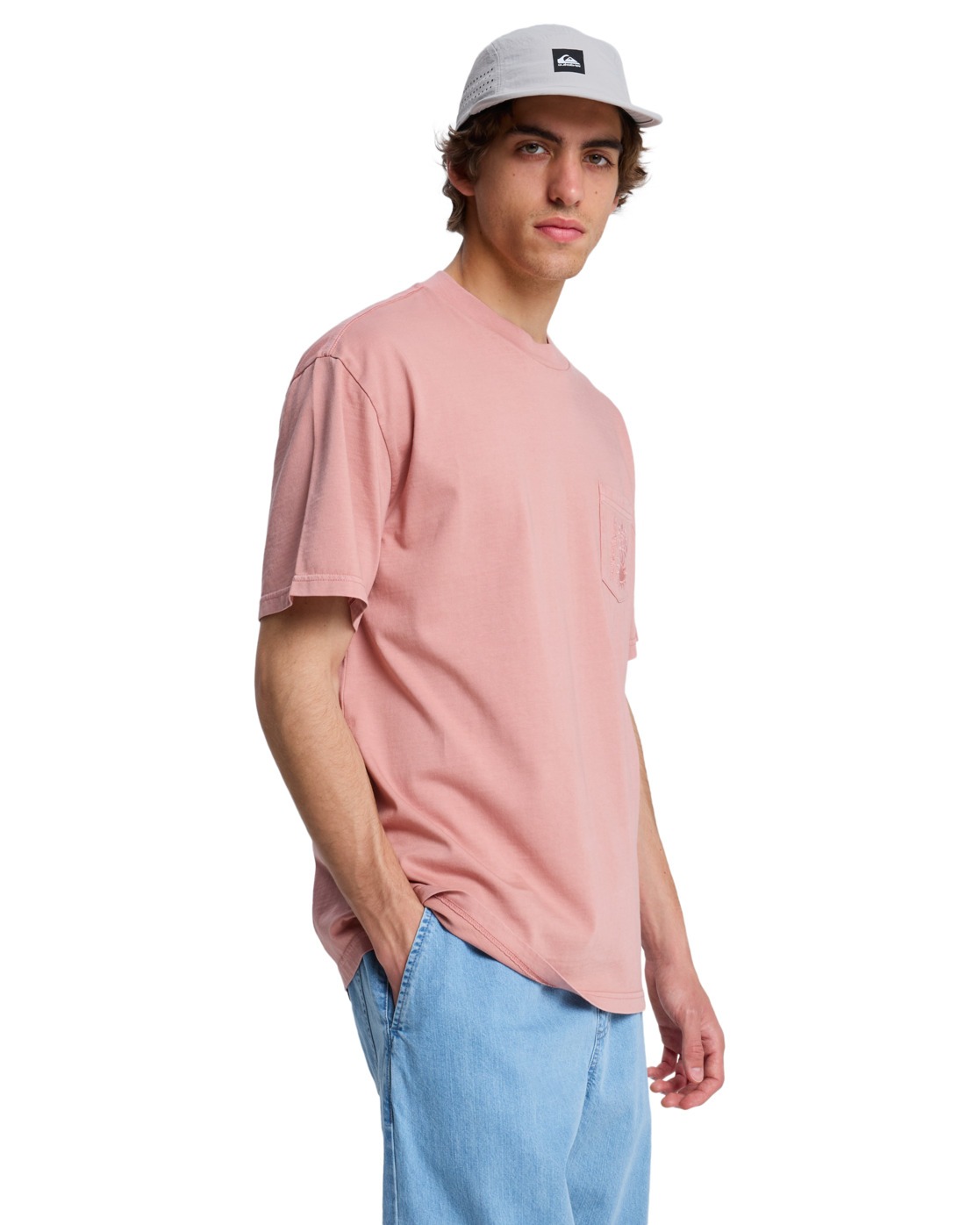Quiksilver Tee-shirts Oxni Washed homme rose | Sarenza France