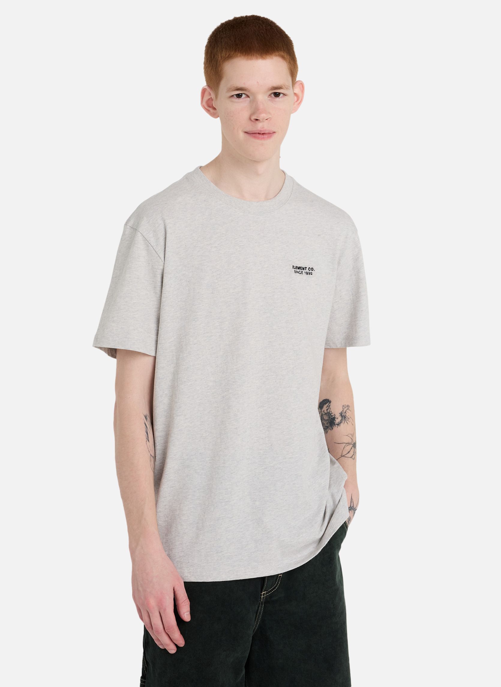 Element Tee-shirts Element Co homme gris | Sarenza France