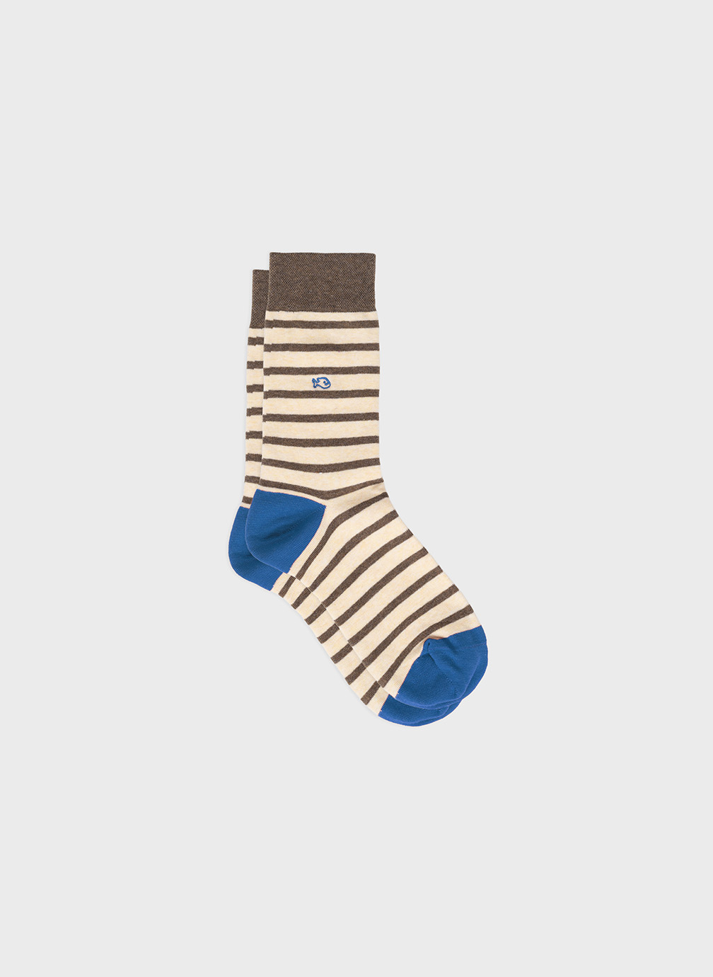 BILLYBELT Chaussettes A rayures homme beige | Sarenza France