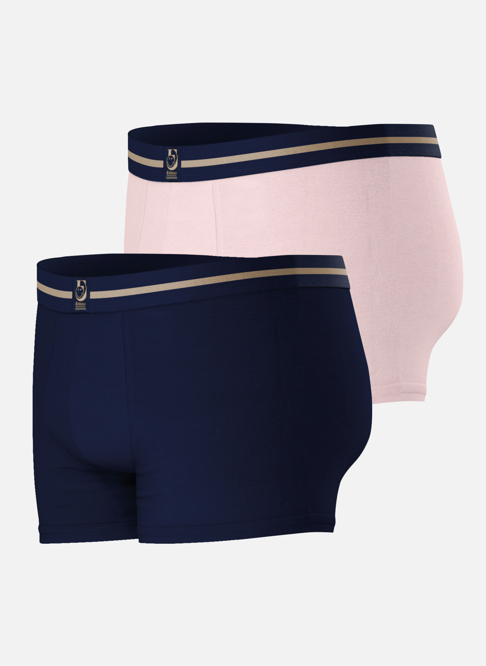 Eminence Boxers Lot de 2 boxers homme SmileyWorld® I - Rose - EMINENCE ...