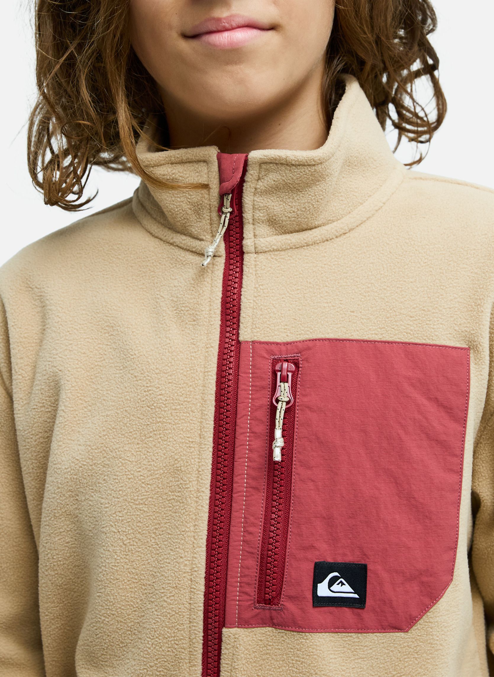 Quiksilver Vestes polaires Ice Field garçon beige | Sarenza France